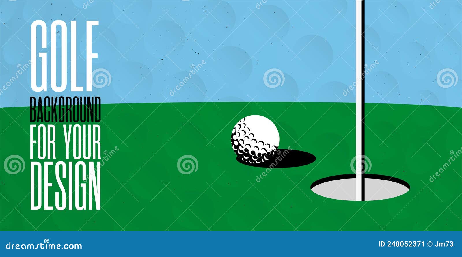 Retro Style Banner for Your Golf Design Stock Vector - Illustration of ...