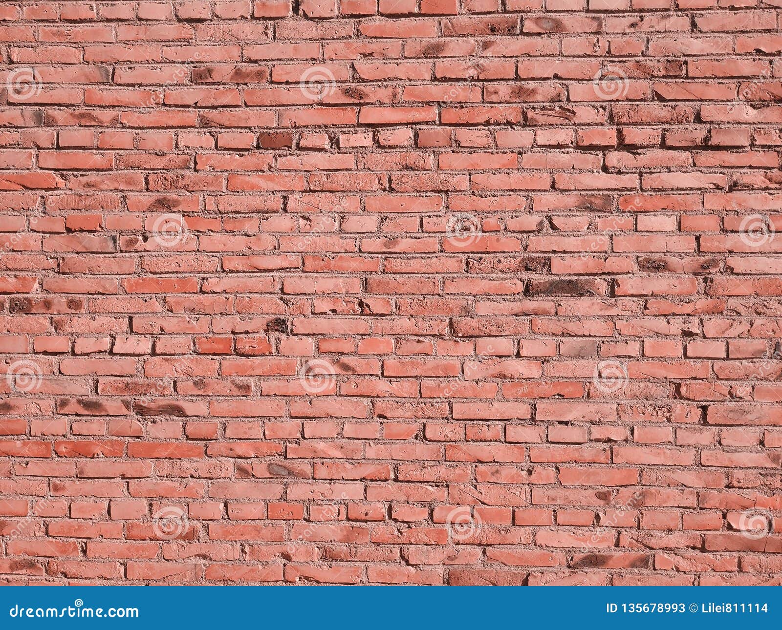 Nostalgic brick wall stock image. Image of wall, texture - 135678993