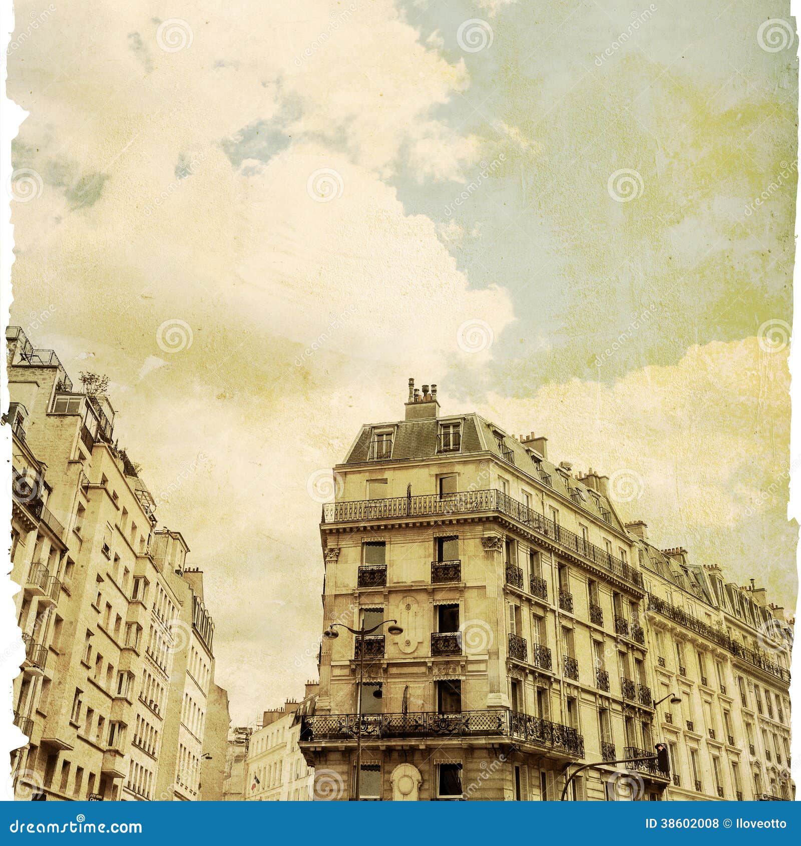Retro Style Building in Europe Stock Photo - Image of landscapes ...