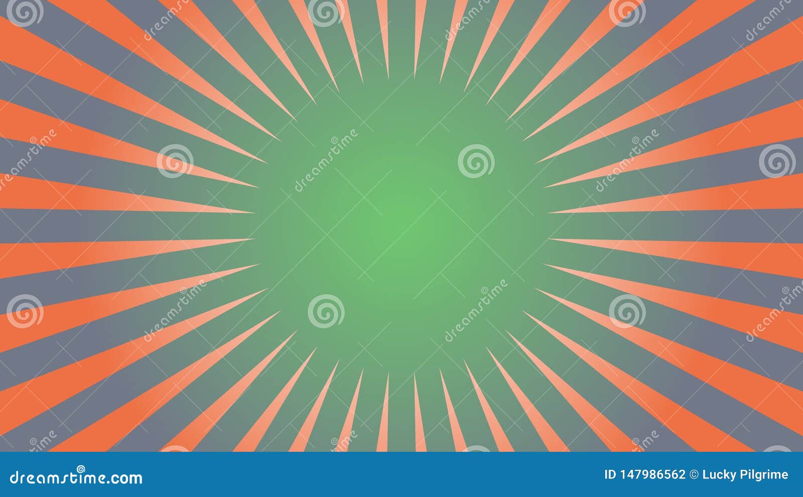 Burst Abstract Background in Retro Style Stock Vector - Illustration of ...