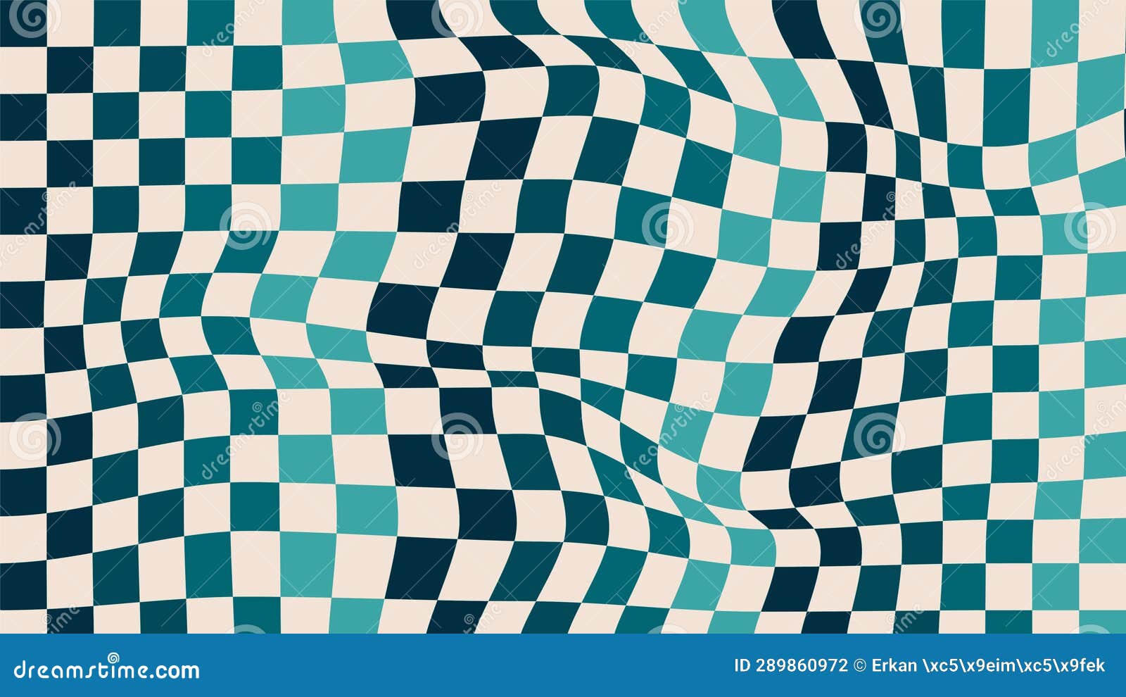 Retro Style Checkerboard Design. Vector Pattern, Poster, Card, Social ...