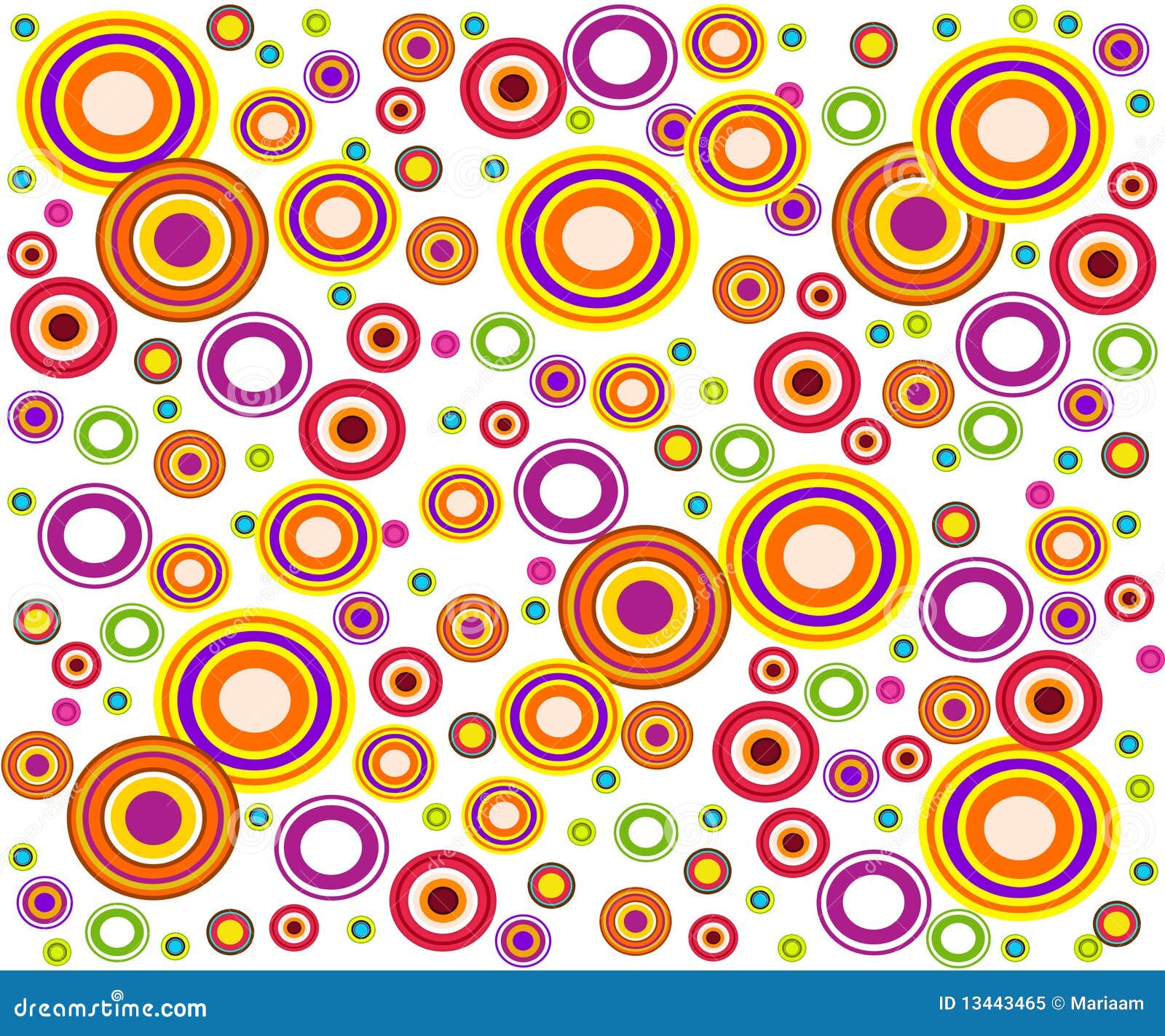 Retro style circles stock illustration. Illustration of fashion - 13443465