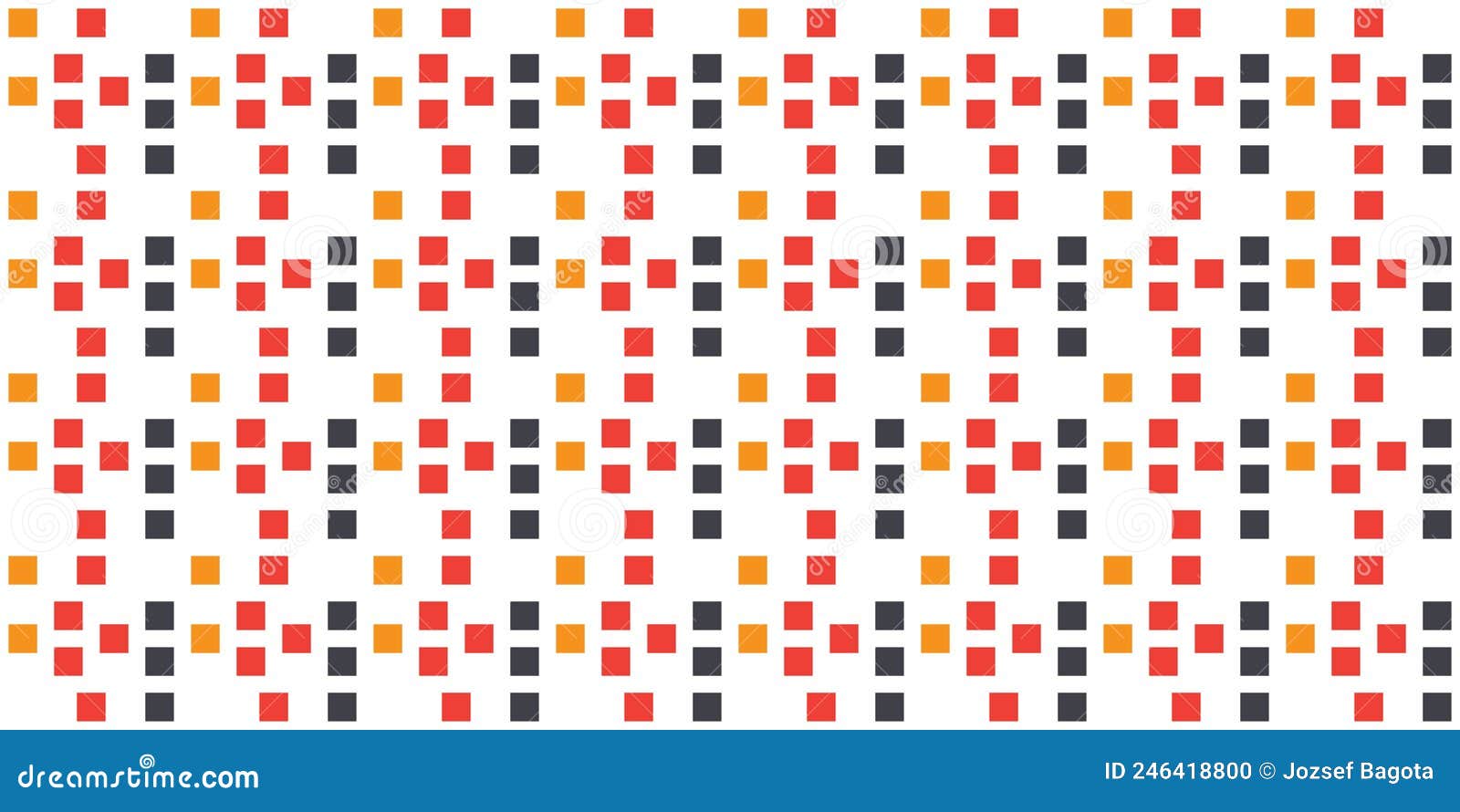 Retro Style Colorful Repetitive Squares Pattern - Texture on White ...