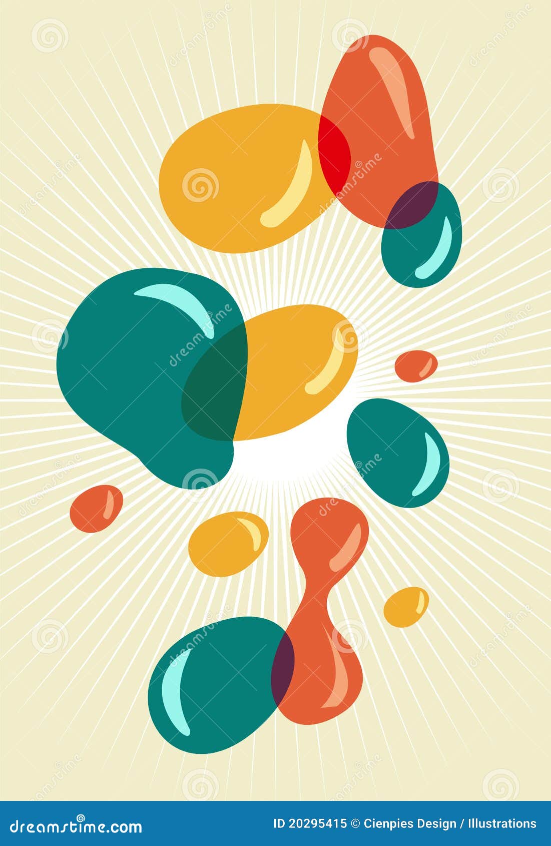 Retro style colors bubbles stock vector. Illustration of chat - 20295415