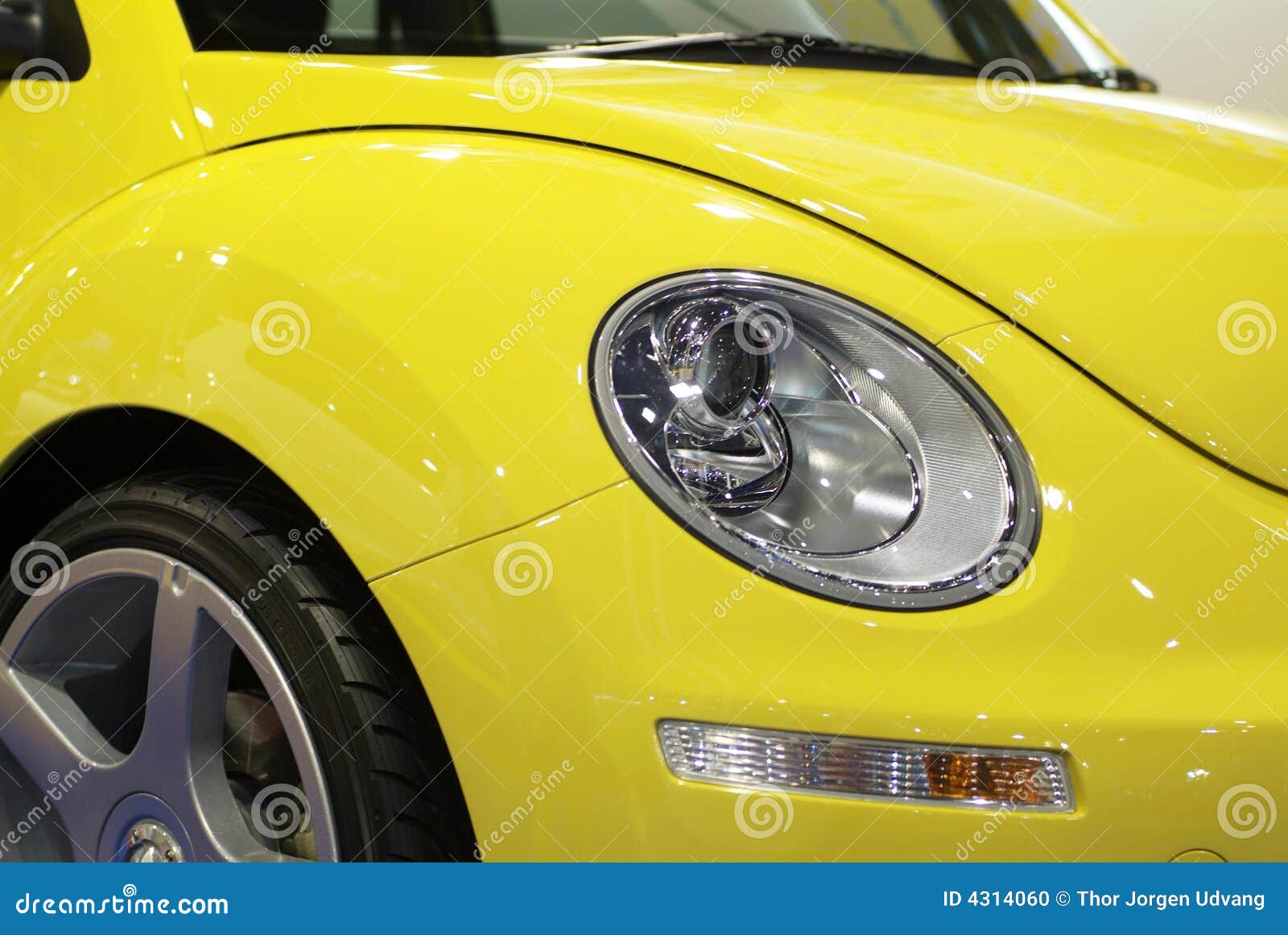 Retro style compact car stock photo. Image of detail, beetle - 4314060