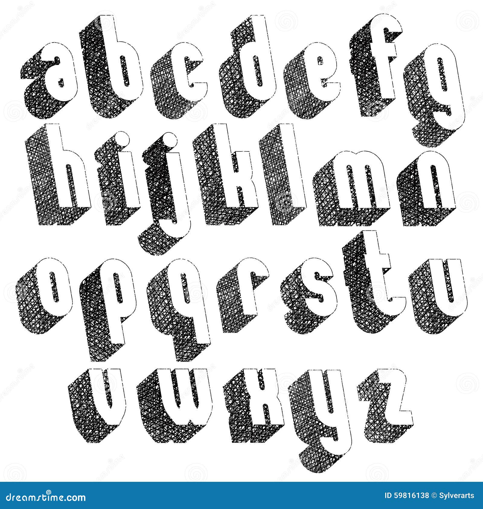 Lowercase Letters Font
