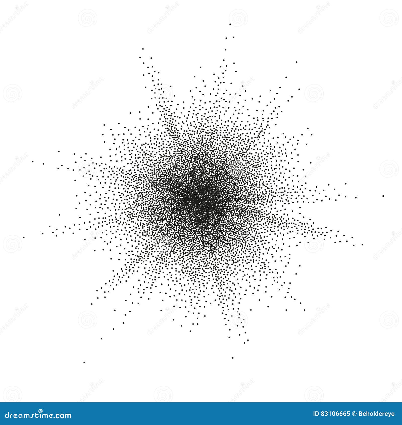 Retro Style Dotwork Background. EPS 10 Stock Vector - Illustration of ...