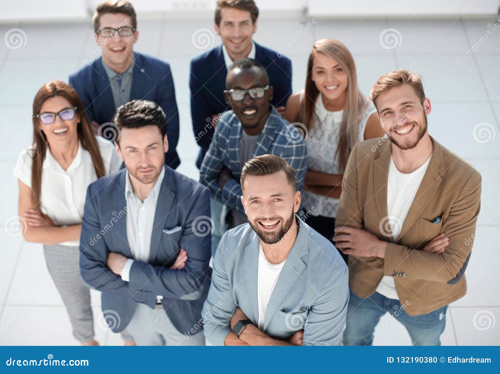 Retro-style. a Group of Successful Business People Stock Photo - Image ...