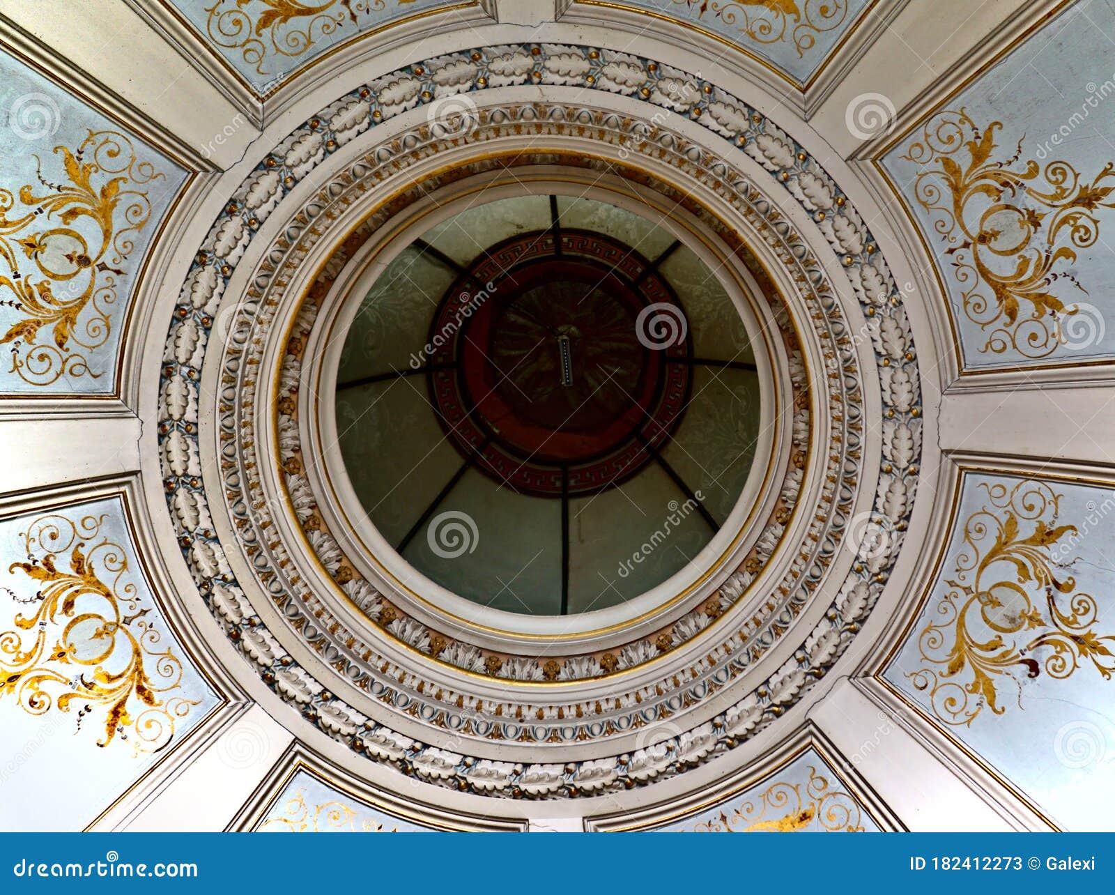 Retro style house ceiling editorial stock photo. Image of design ...