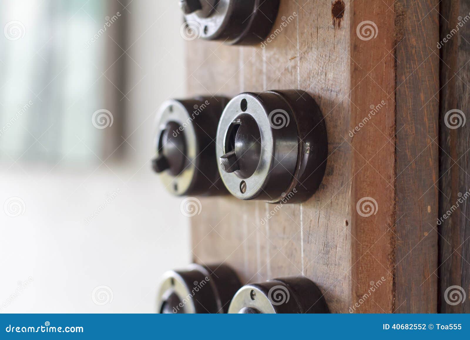 Retro style light switch stock photo. Image of retro - 40682552