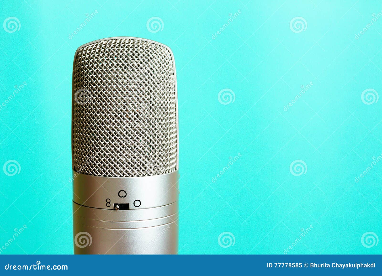 Retro style microphone stock image. Image of radio, interview - 77778585
