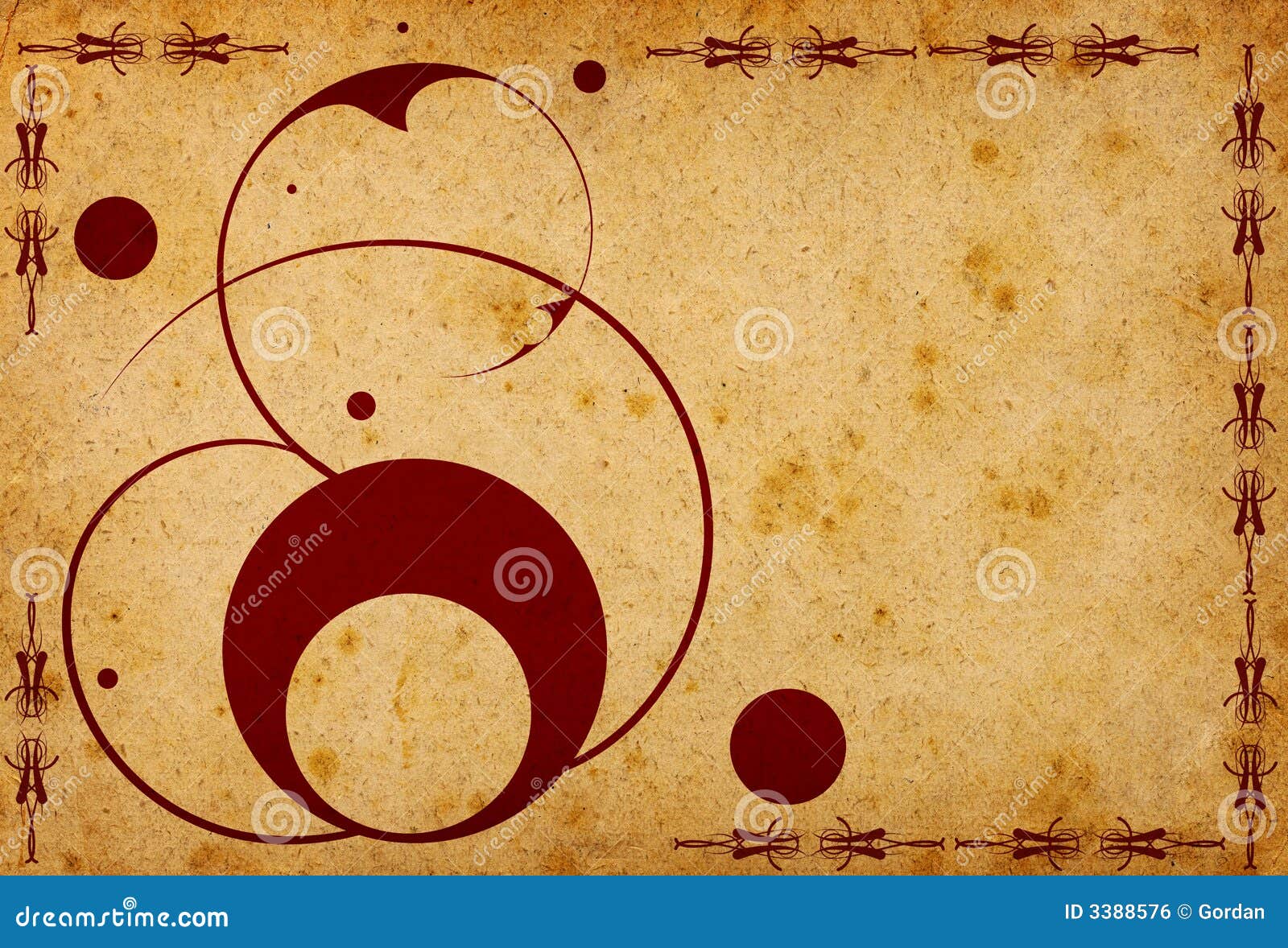 Retro Style Paper Background Stock Illustration - Illustration of ...