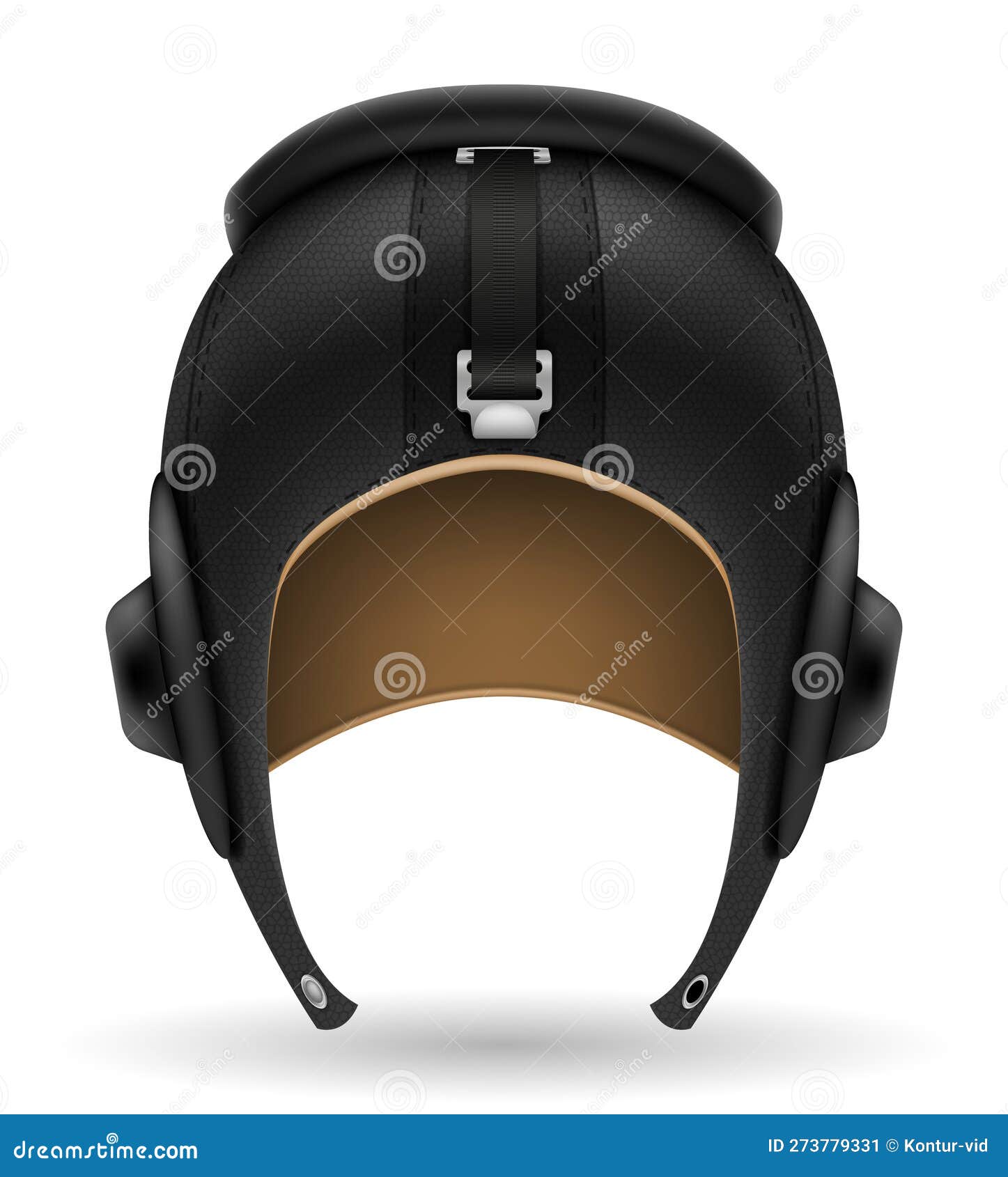 Retro Style Pilot Helmet Vector Illustration Stock Vector ...