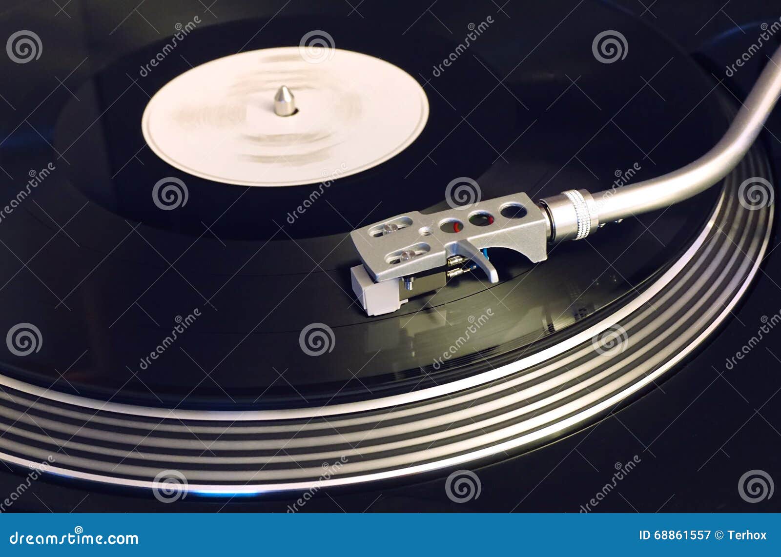 Retro style record player stock image. Image of track - 68861557