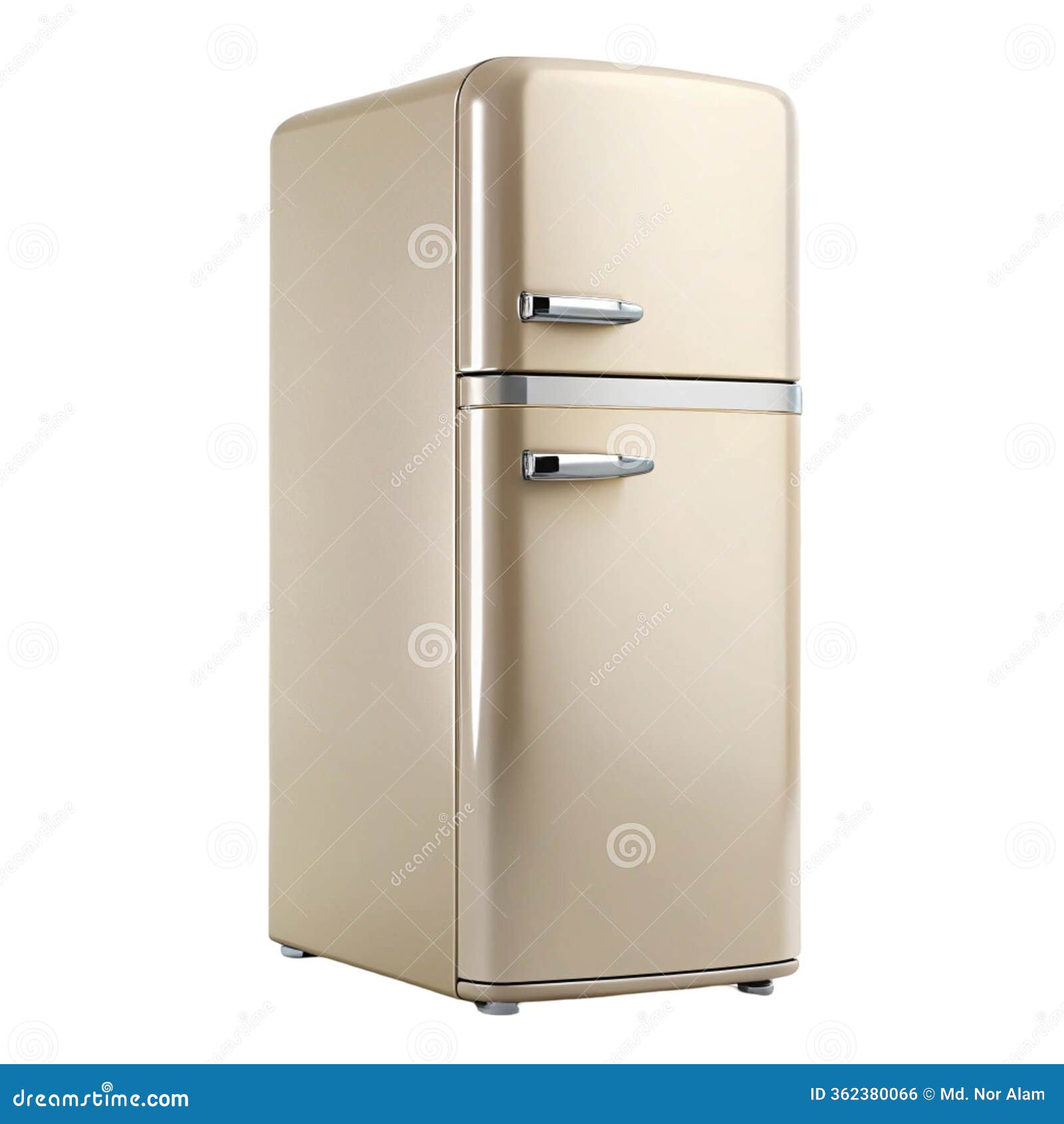 Old-style Refrigerator Isolated on Transparent Background Stock ...