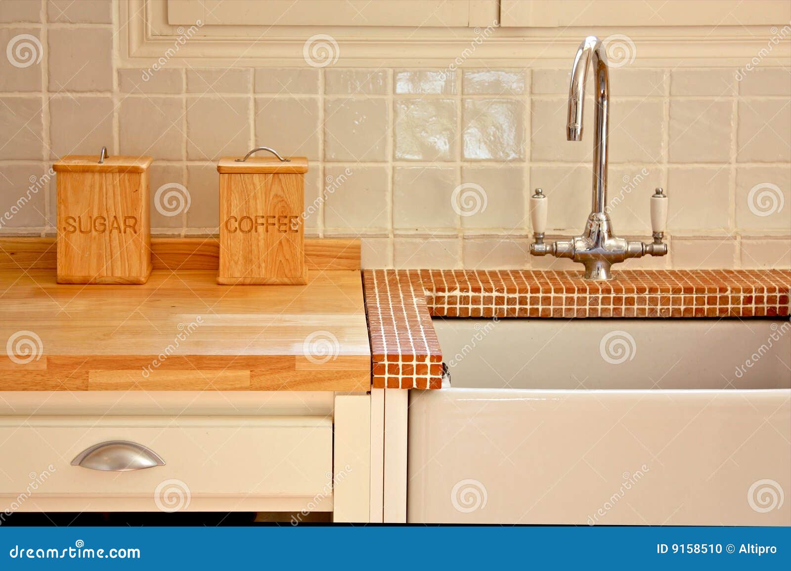 Retro style sink stock photo. Image of washing, worktop - 9158510