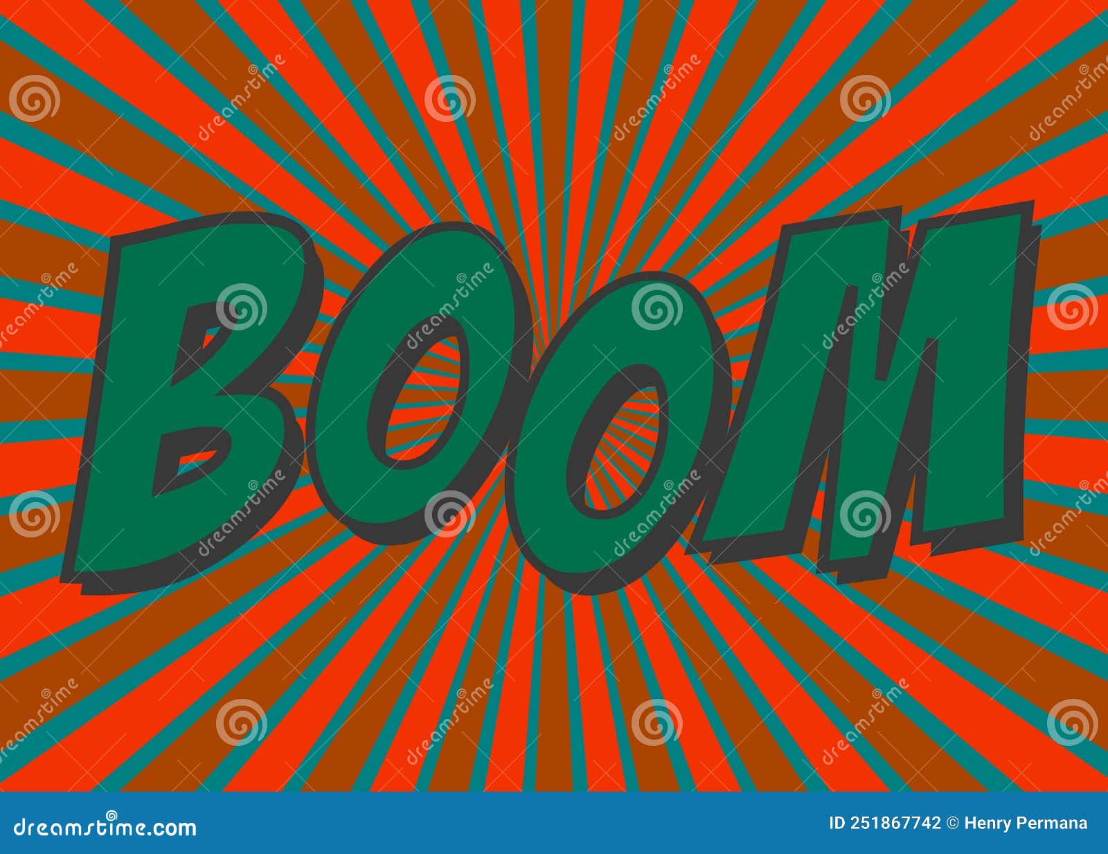 Dynamic BOOM Explosion Visuals In Comic Style Ideal For Graphic Novels ...