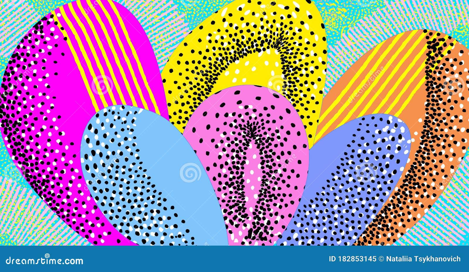 Bright Abstract Background, Modern Pattern for Textiles, Printing ...