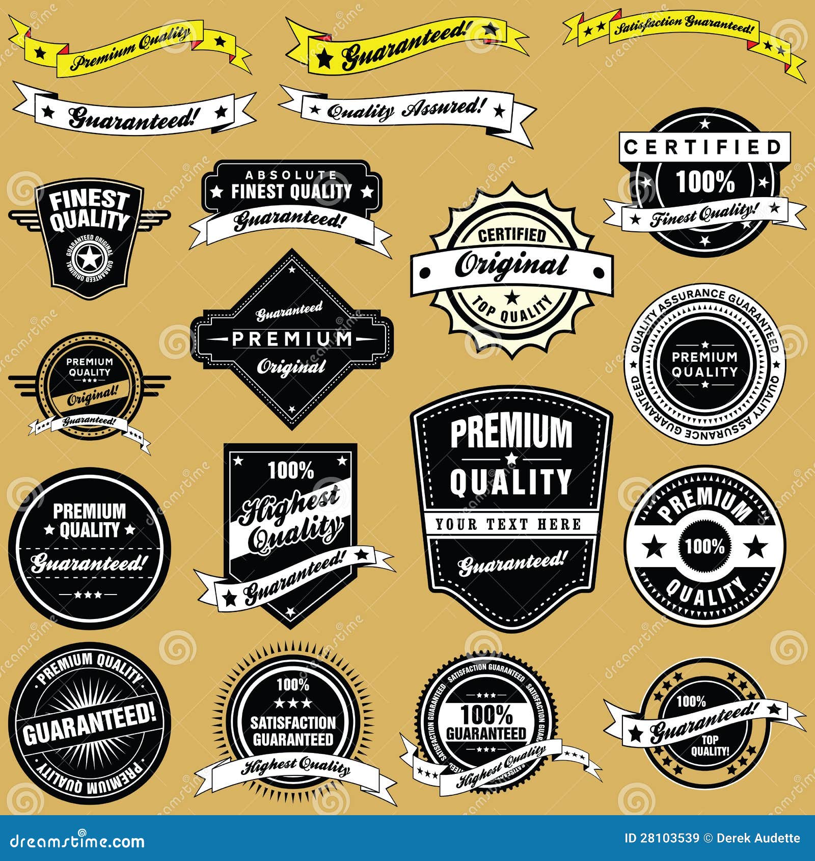 Retro Style Vintage Labels and Emblems Collection Stock Vector ...