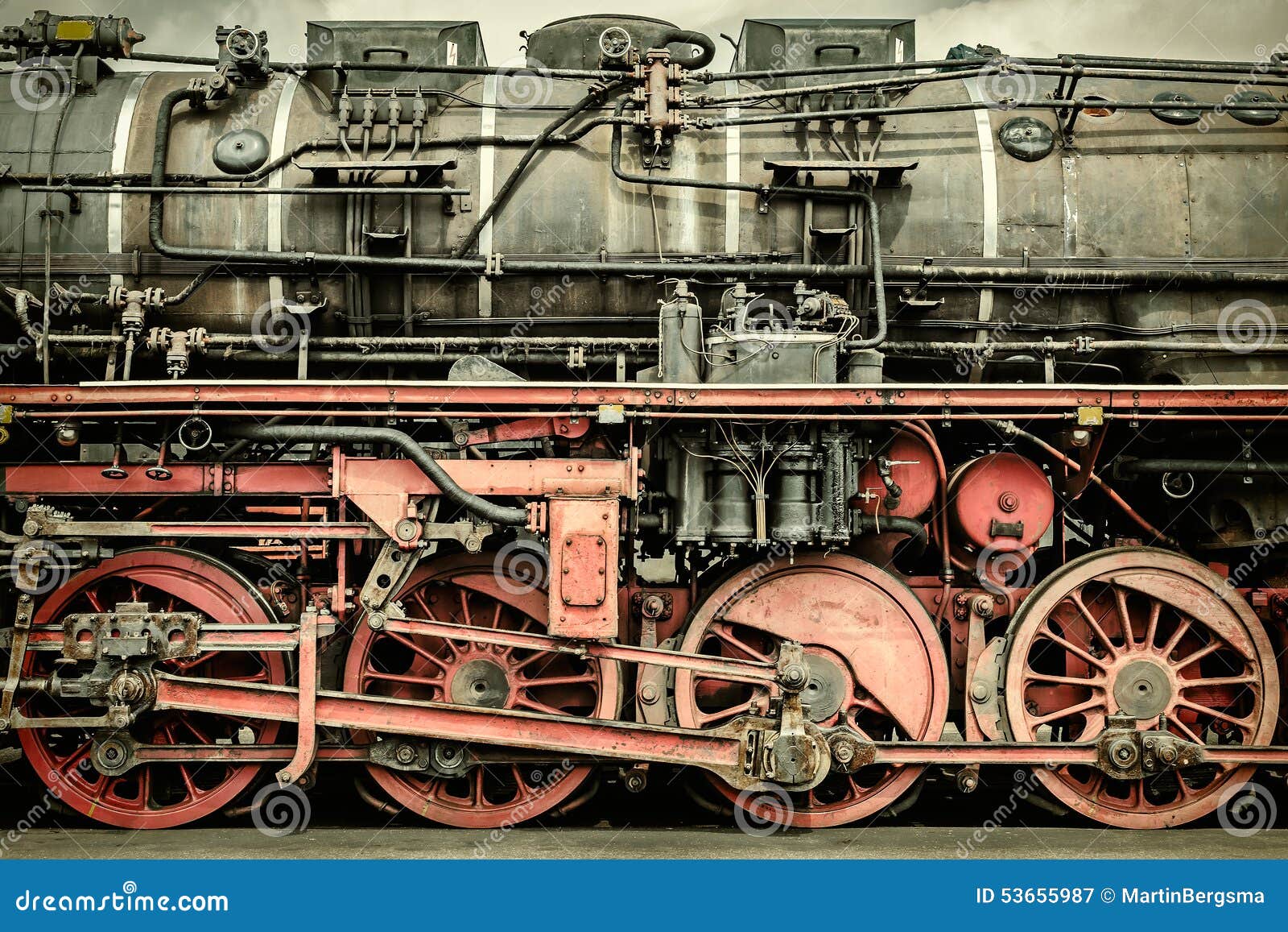 Steam Train Side View