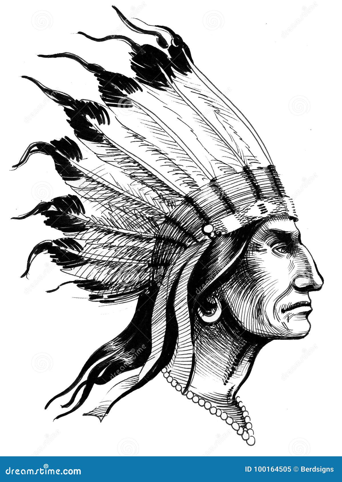 Indian Warrior Sketches