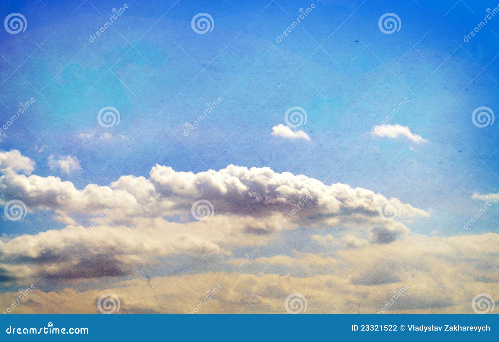 Retro styled sky paper stock illustration. Illustration of frame - 23321522