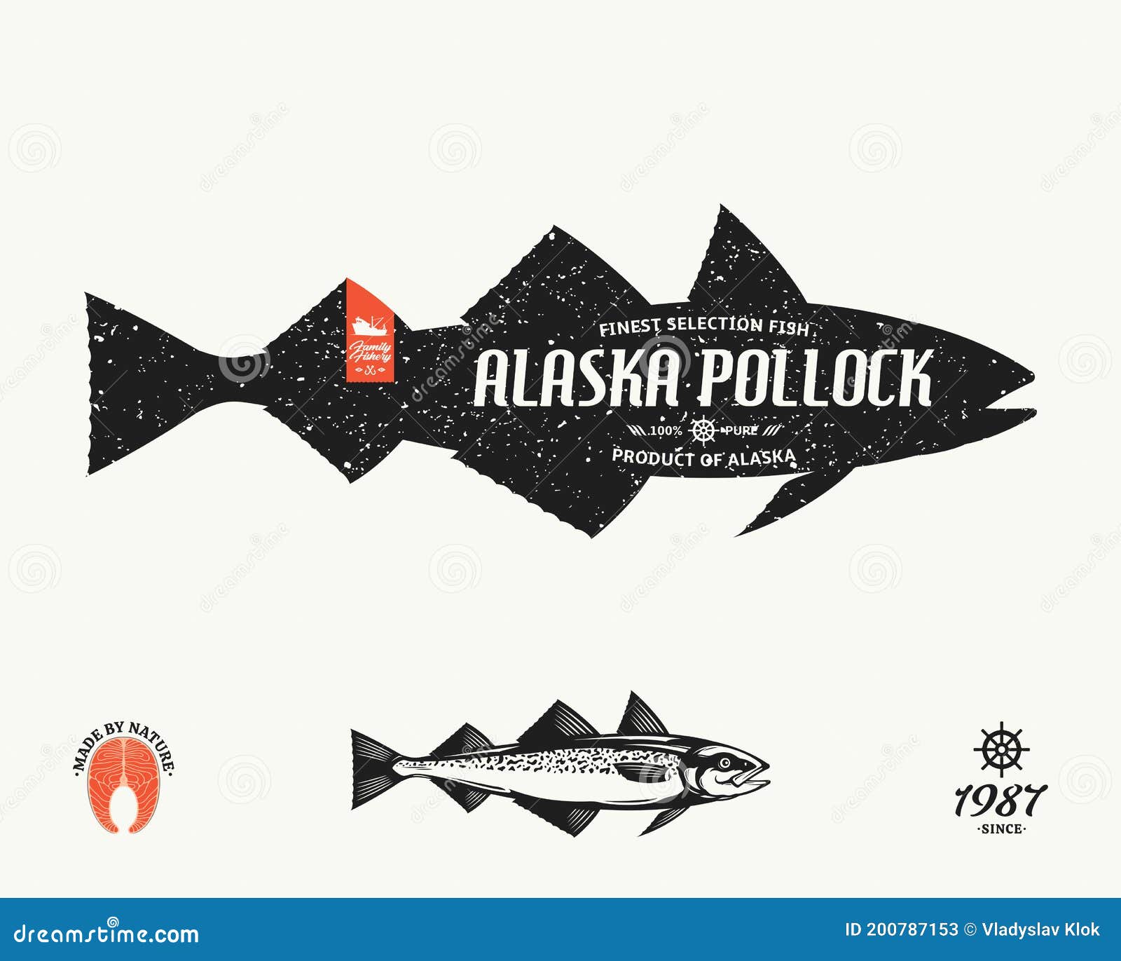 Alaska Pollock Logo Stock Illustrations – 40 Alaska Pollock Logo Stock ...