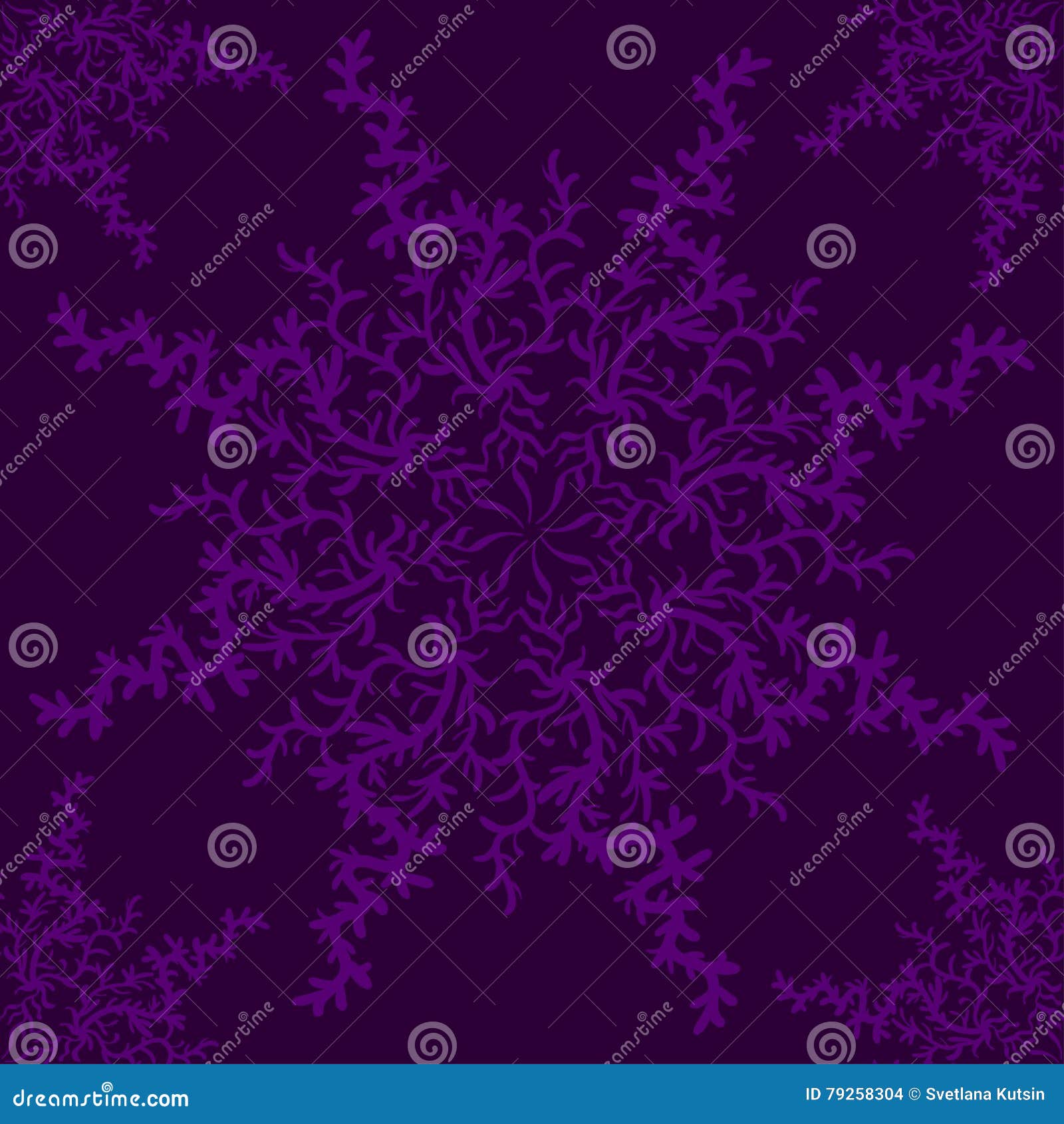 Retro Stylish Winter Background, Hand-drawn Snowflakes Stock Vector ...