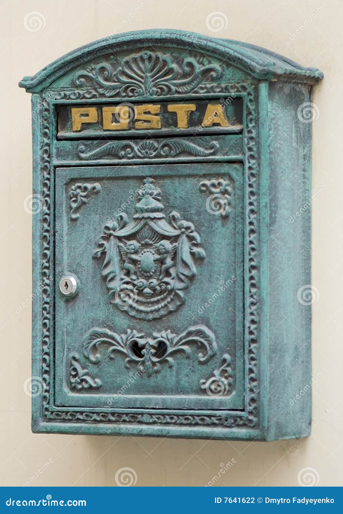 Retro stylized postbox stock photo. Image of cast, postbox - 7641622