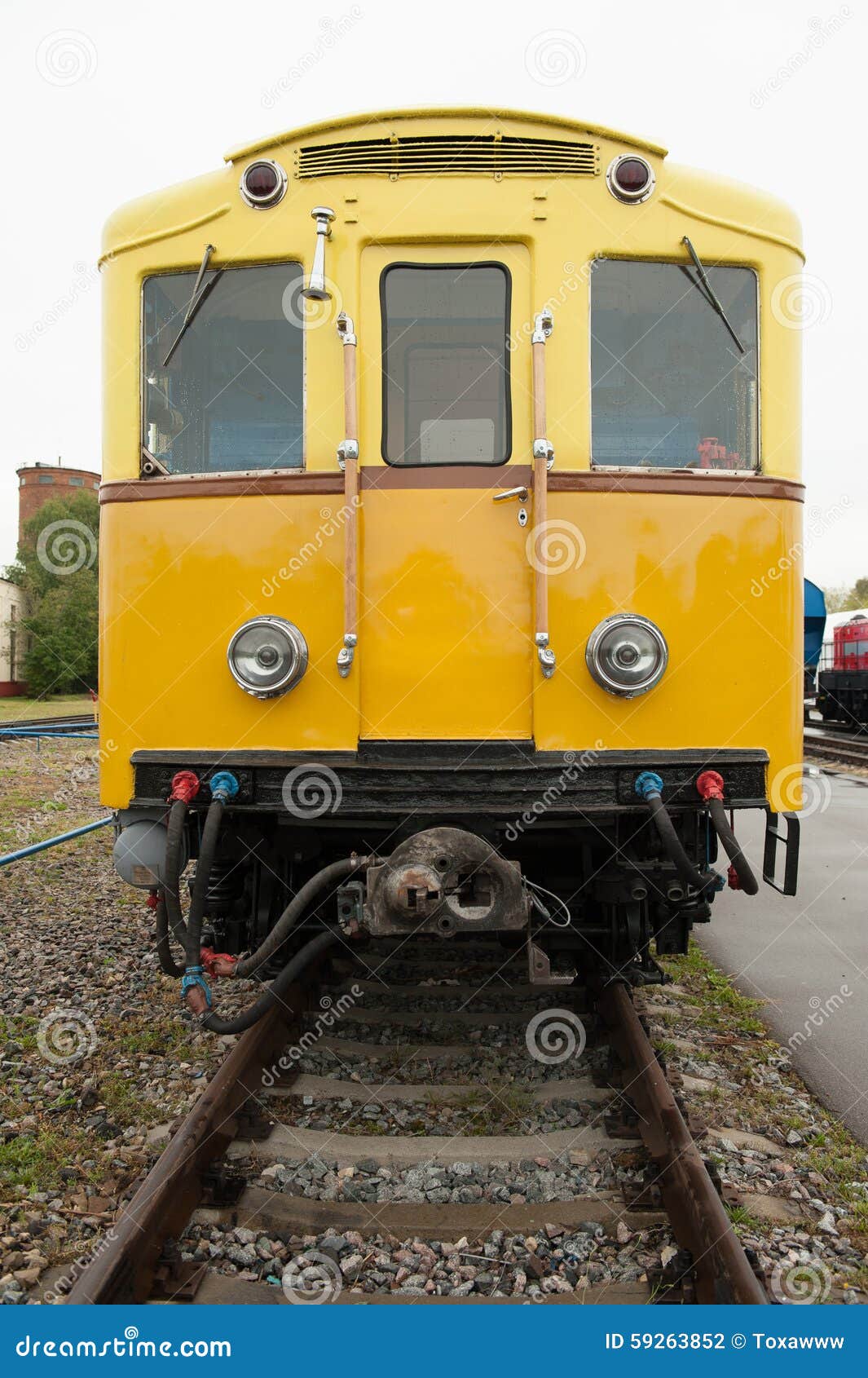 Retro subway train stock photo. Image of transportation - 59263852