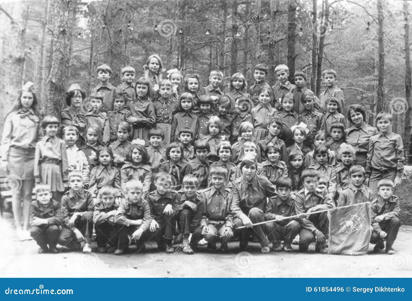 Retro summer camp editorial photo. Image of camp, education - 61854496