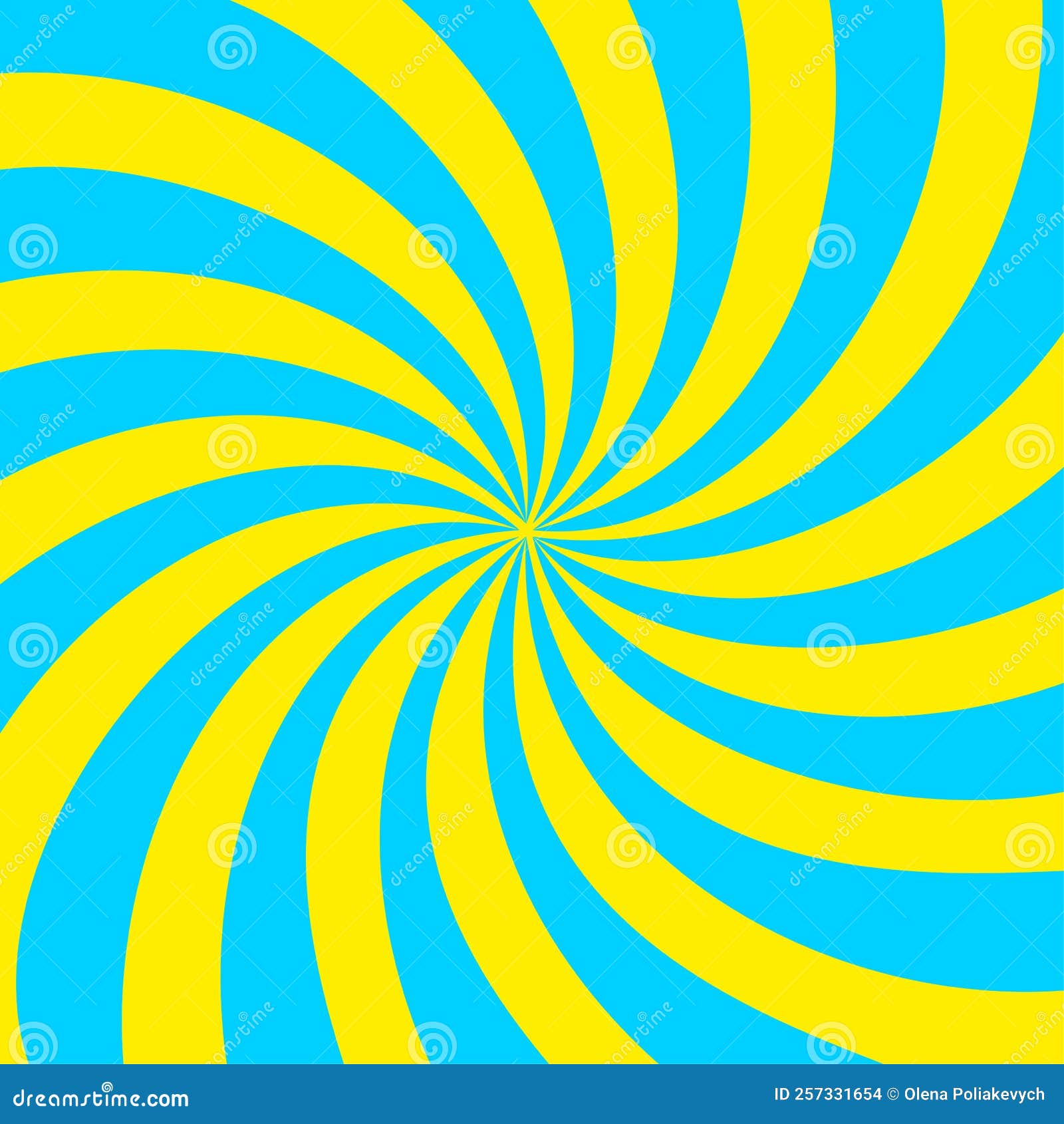 Retro Sun Background Rays. Comic Background. Vector Illustration. Stock ...