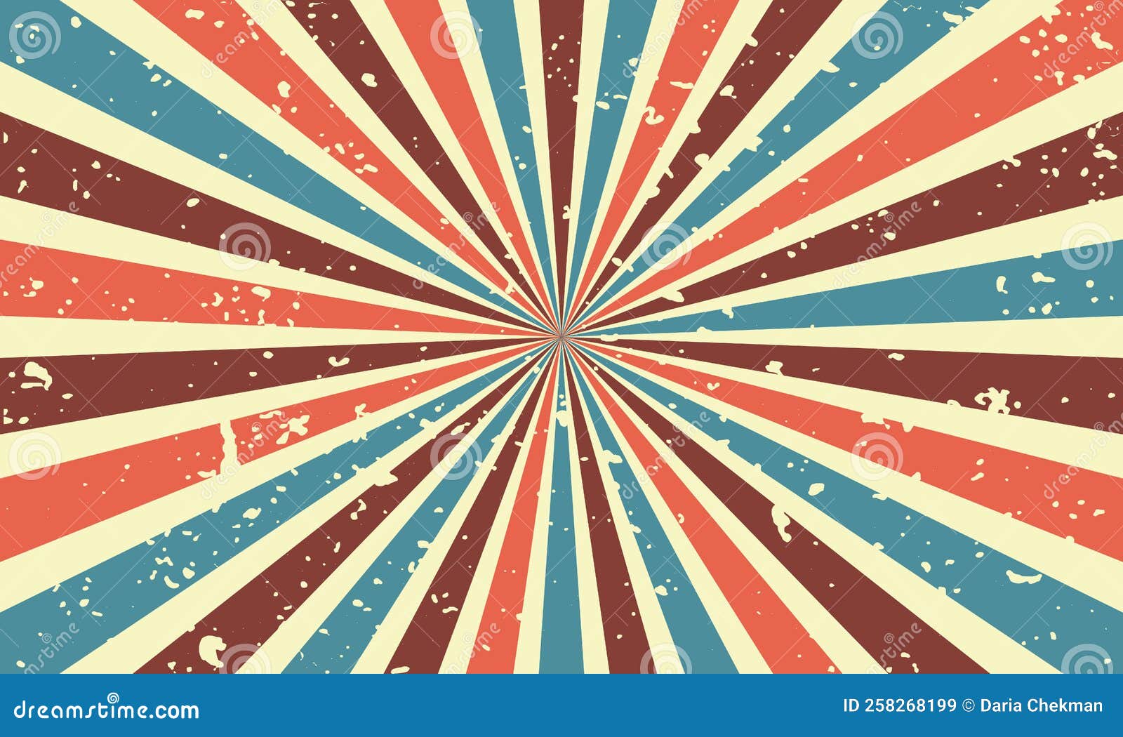 Retro Sun Background. Vintage Rays of the Sun Stock Vector ...