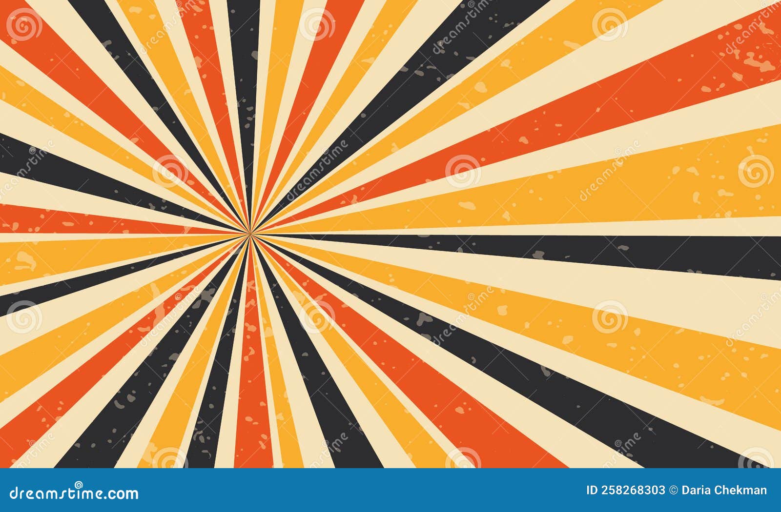 Retro Sun Background. Vintage Rays of the Sun Stock Vector ...