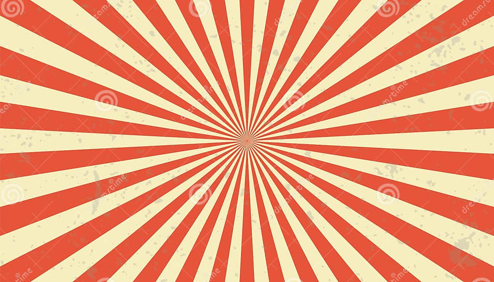 Retro Sun Background. Vintage Rays of the Sun Stock Vector ...