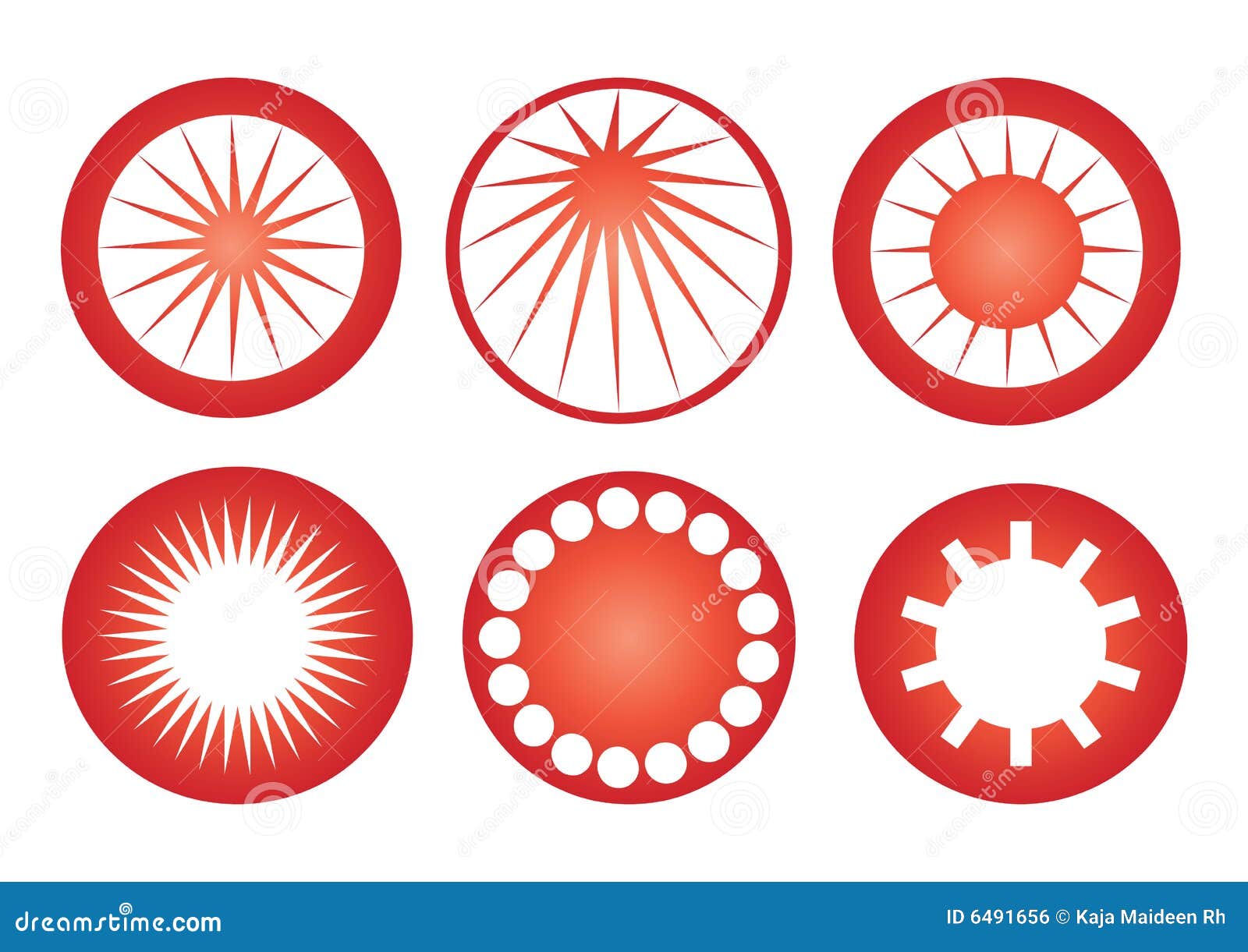 Retro sun icons vector stock vector. Illustration of stripes - 6491656