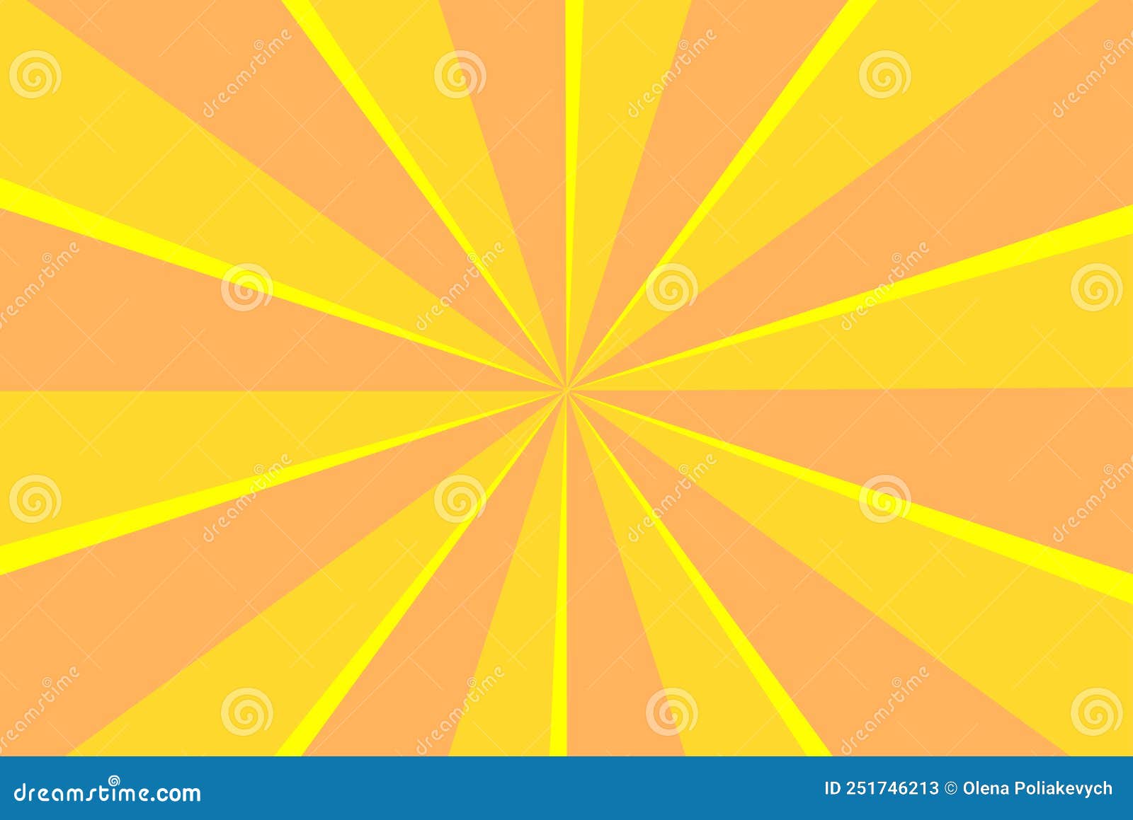 Retro Sun Rays Background. Color Explosion. Vector Illustration. Stock ...