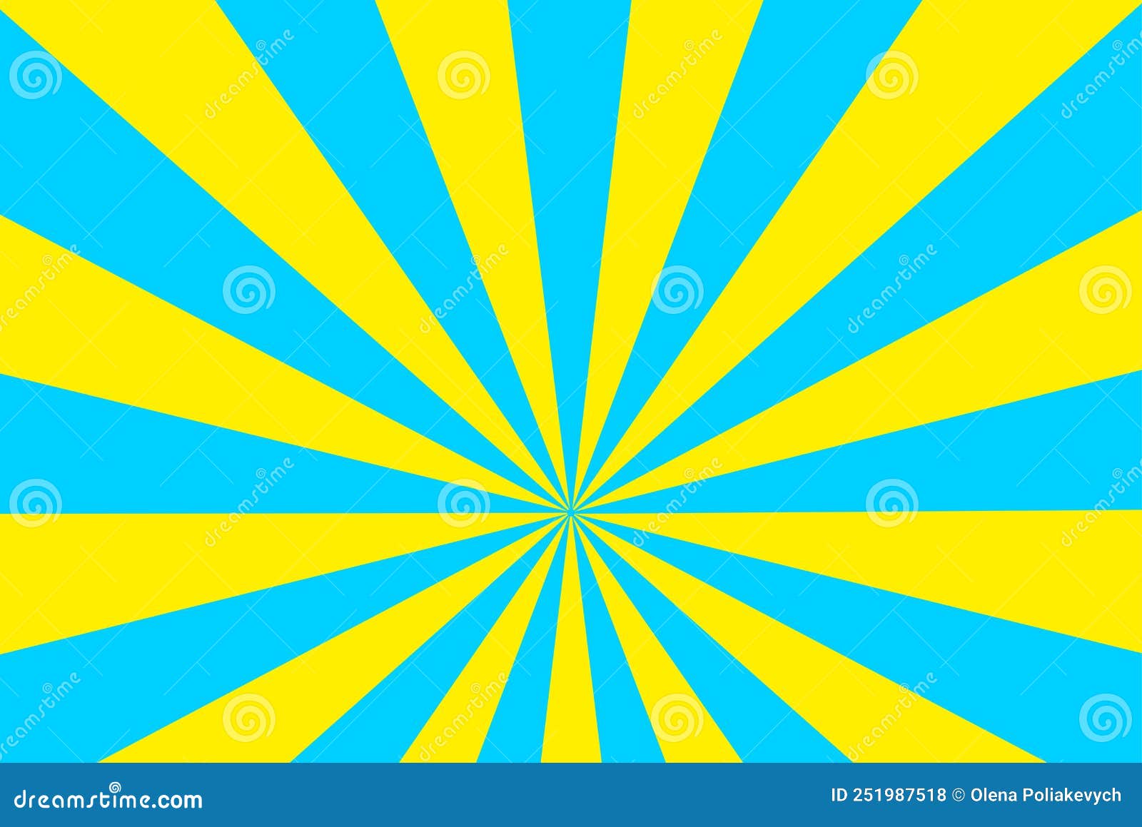 Retro Sun Rays Background. Color Explosion. Vector Illustration. Stock ...