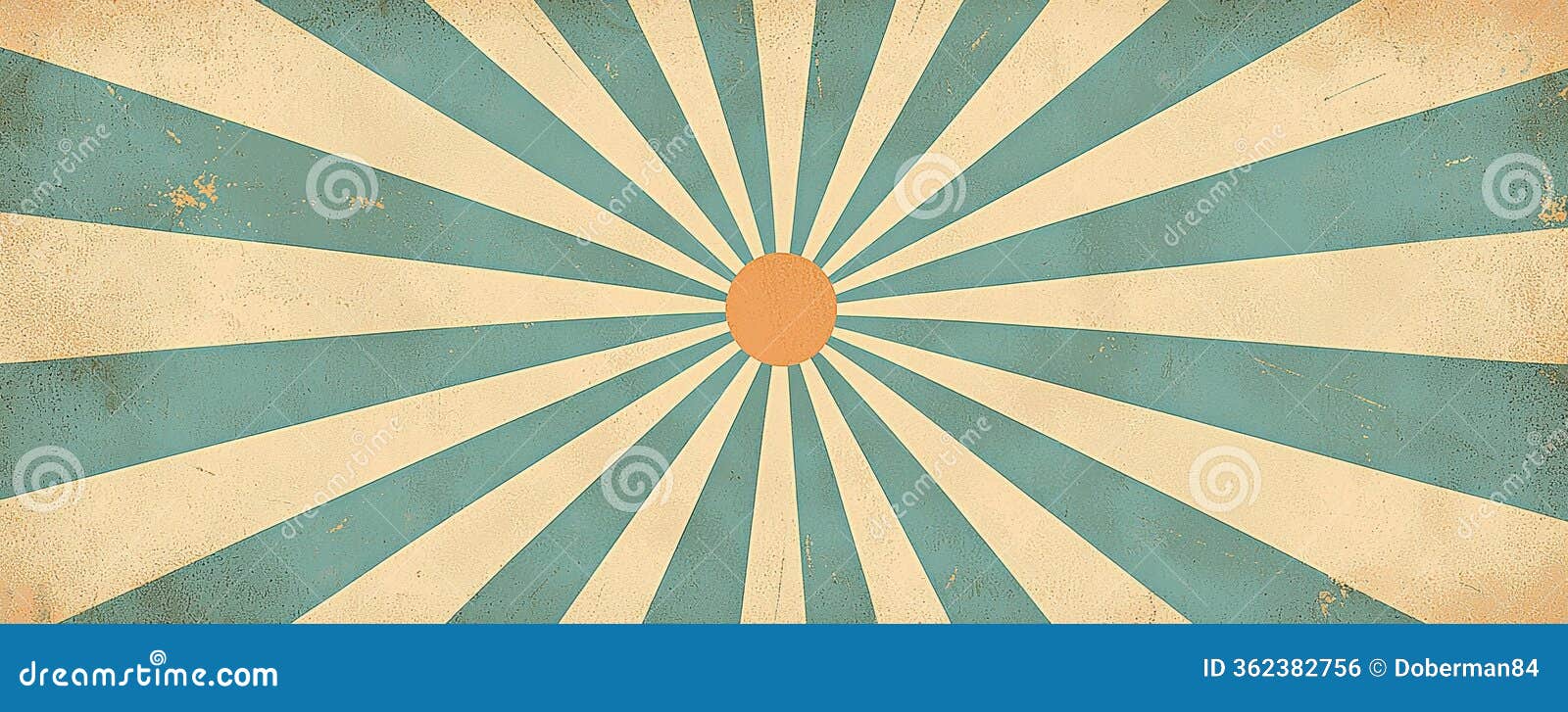 Retro Sunburst Design, A Detailed Design Of A Retro Sunburst With ...