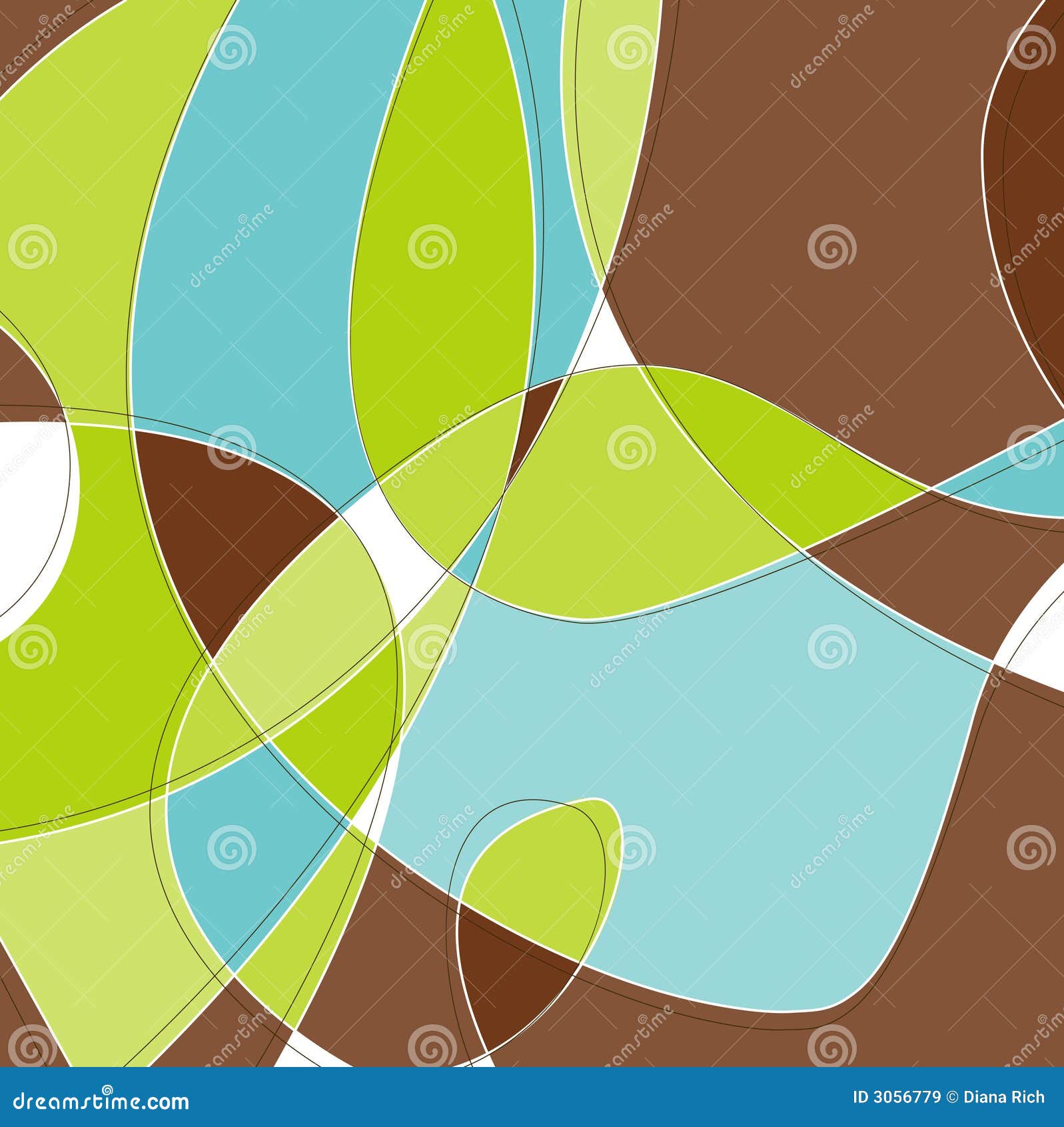 Retro Swirl Background stock vector. Illustration of colors - 3056779