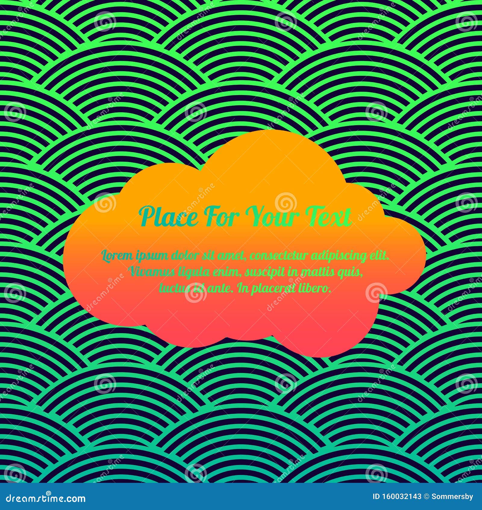 Synthwave Text. 80s Grid. Retro Futuristic Dark Background. Mountains ...