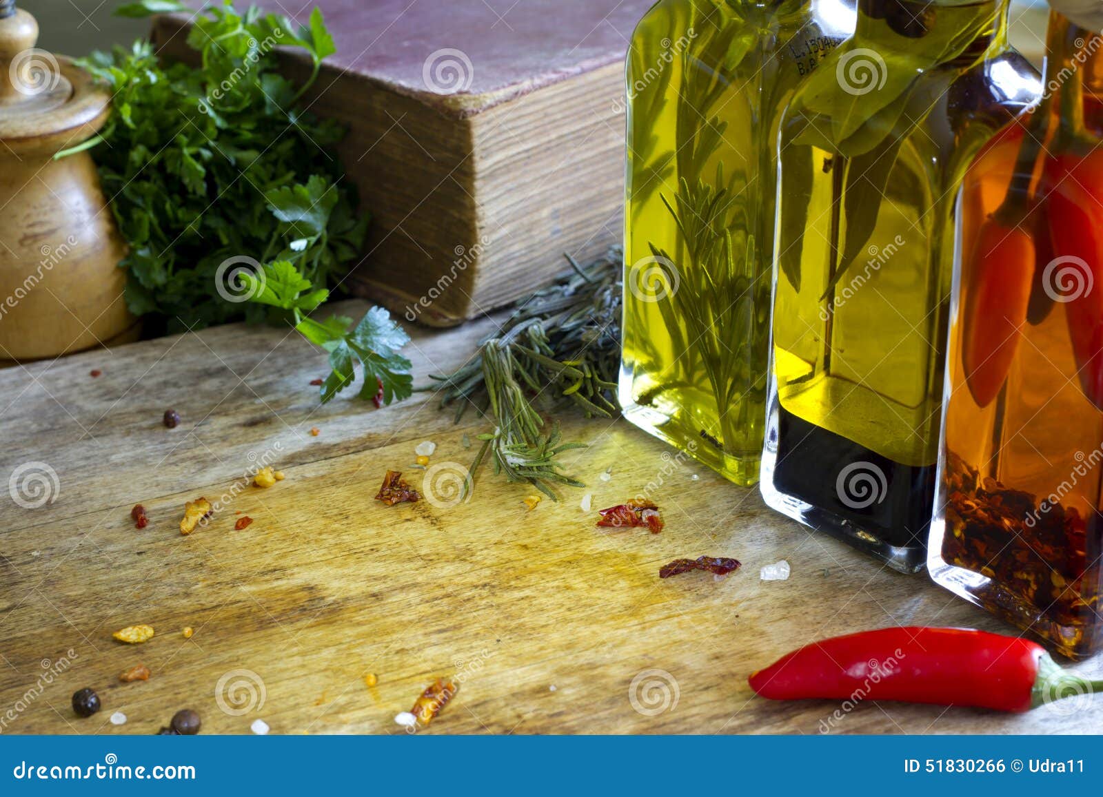 Retro Table in Kitchen Food Abstract Background Stock Photo - Image of ...