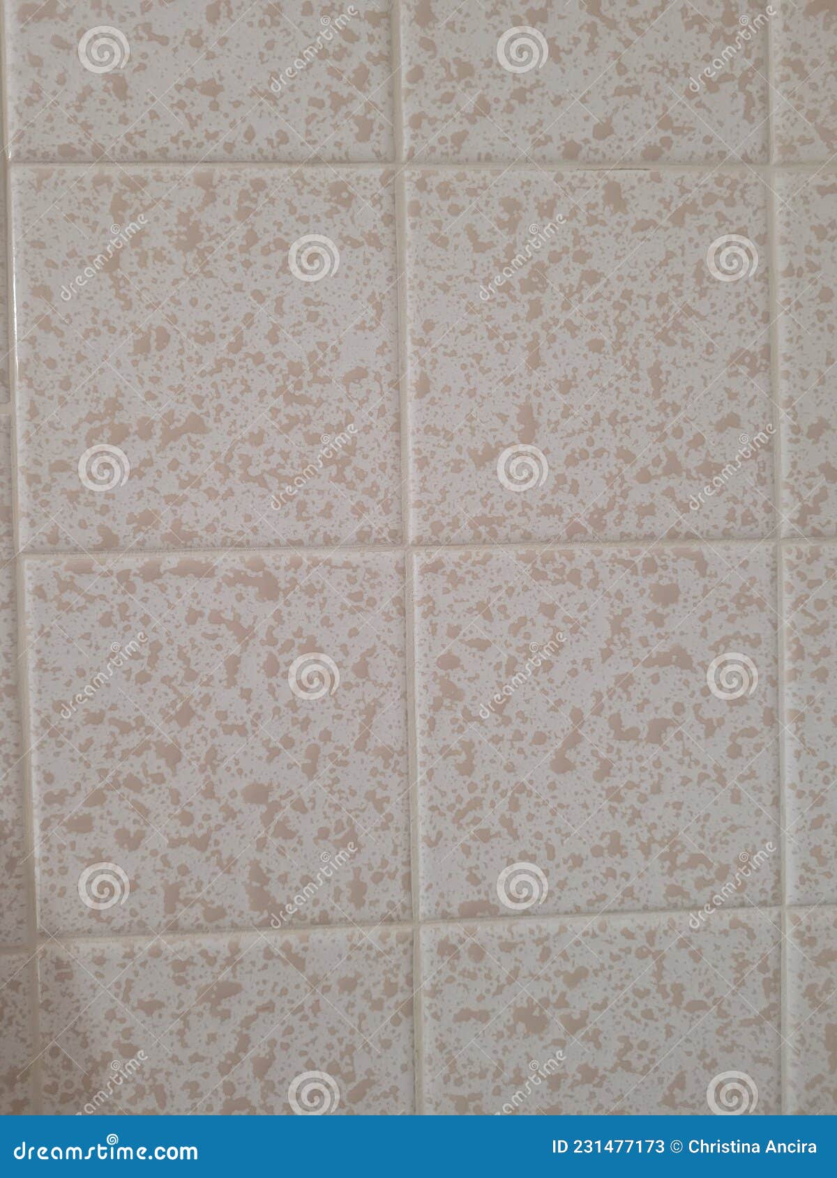Retro Tan Splatter Pattern Bathroom Tile Stock Image - Image of textile ...
