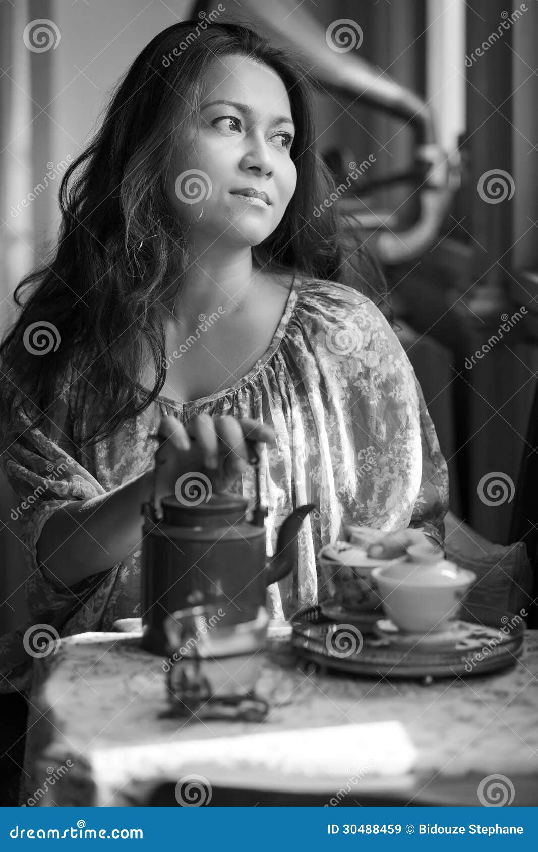 Retro tea time stock image. Image of ancient, fashion - 30488459