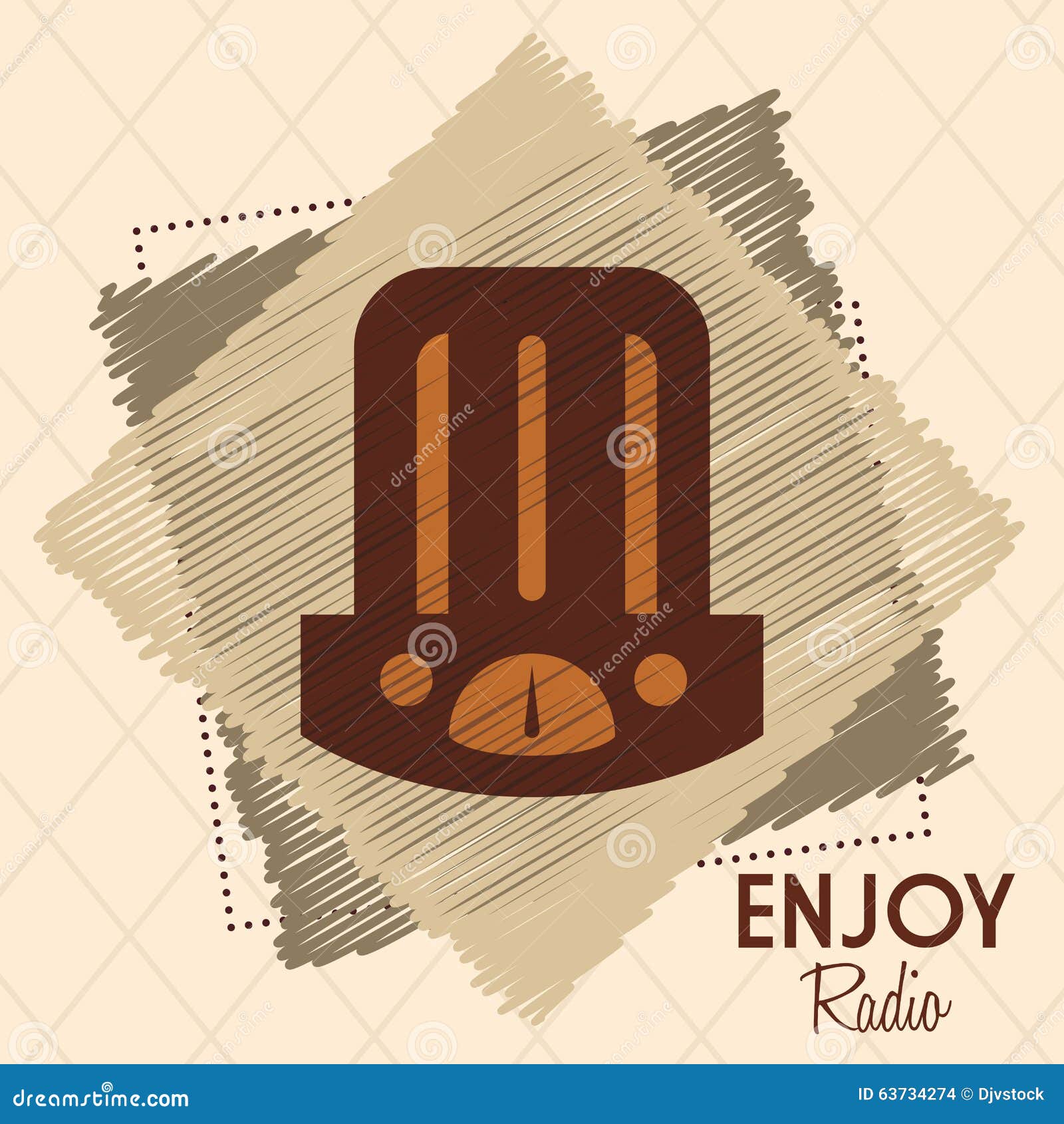 Retro technology design stock vector. Illustration of style - 63734274