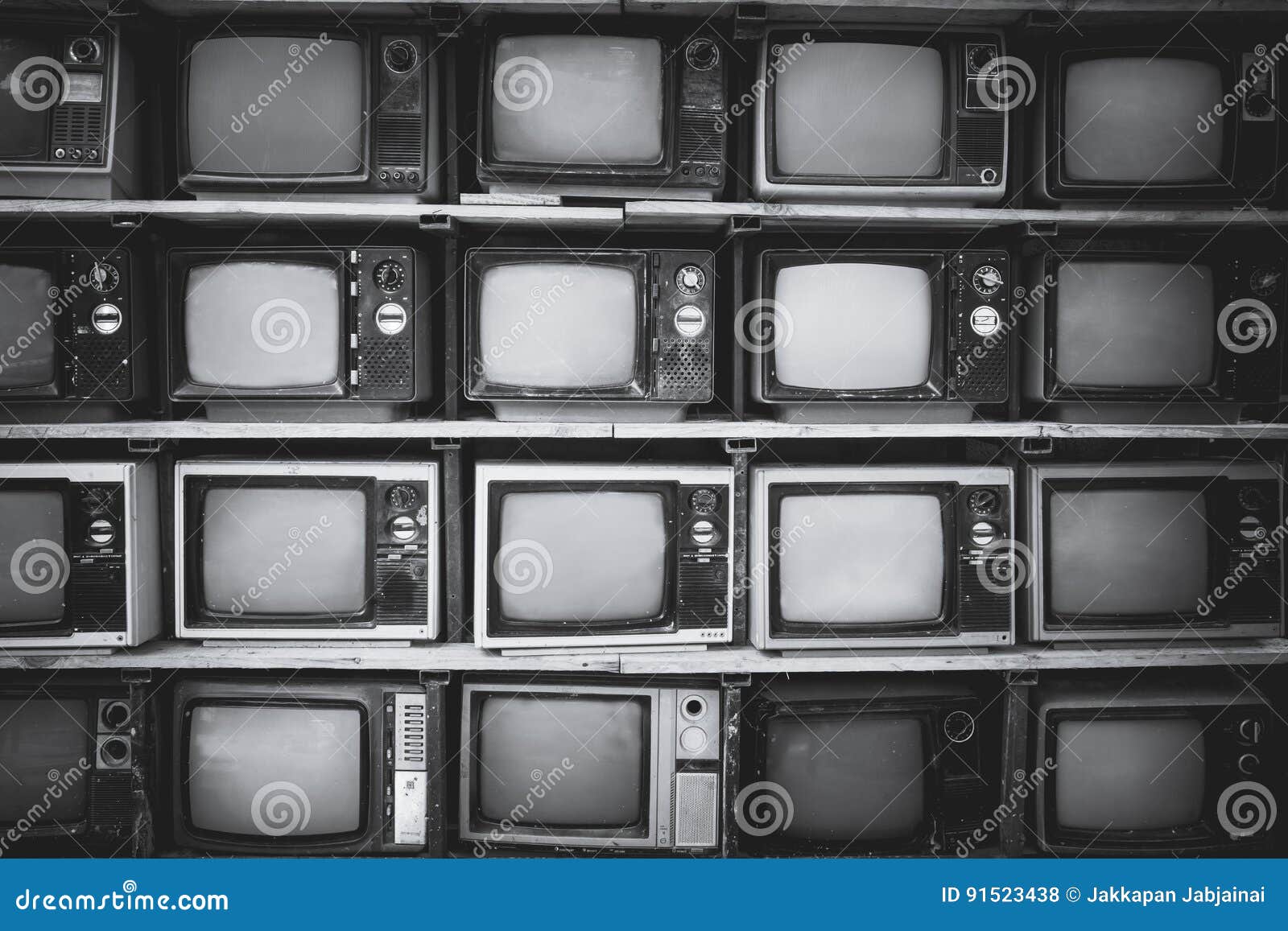 Retro television stock photo. Image of classic, media - 91523438