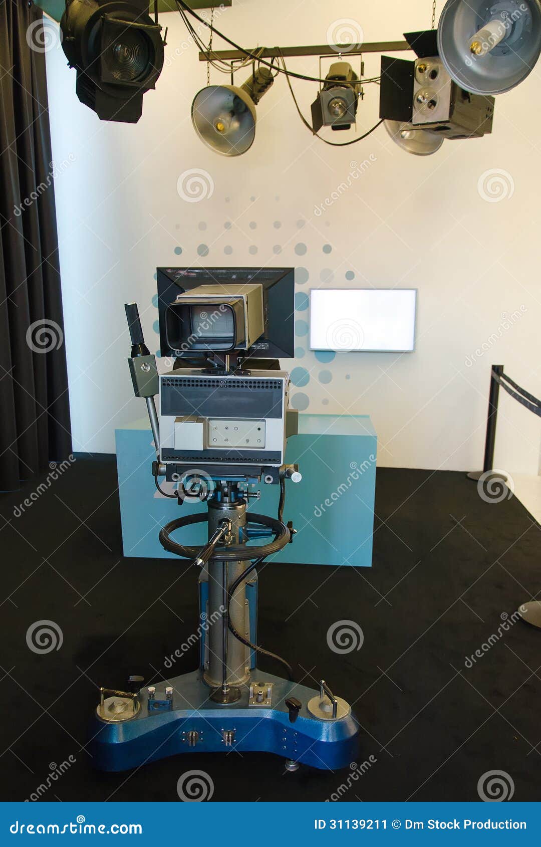 Retro television studio stock image. Image of soffits - 31139211