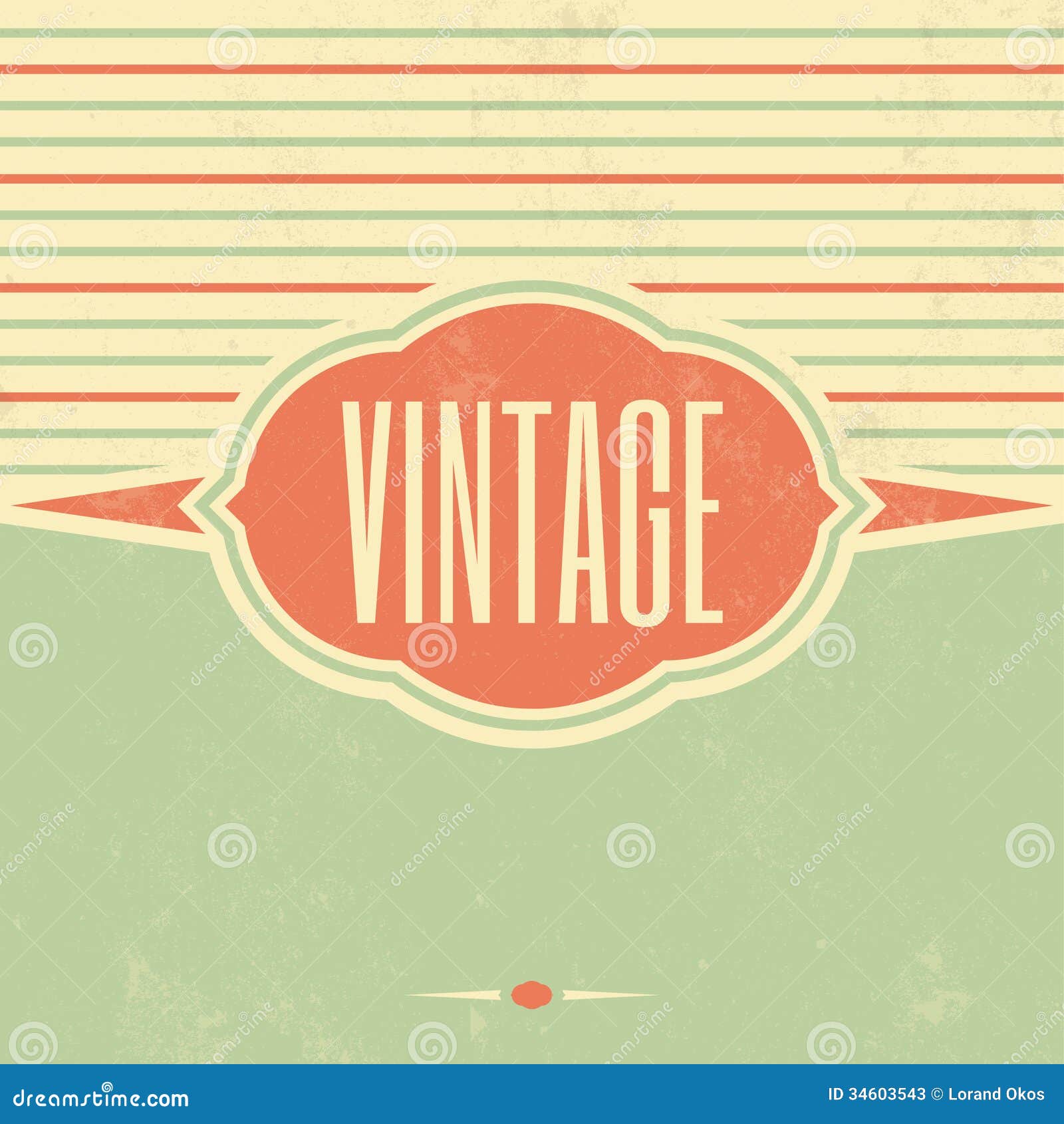 Retro Template Design - Vintage Background Stock Vector - Illustration ...