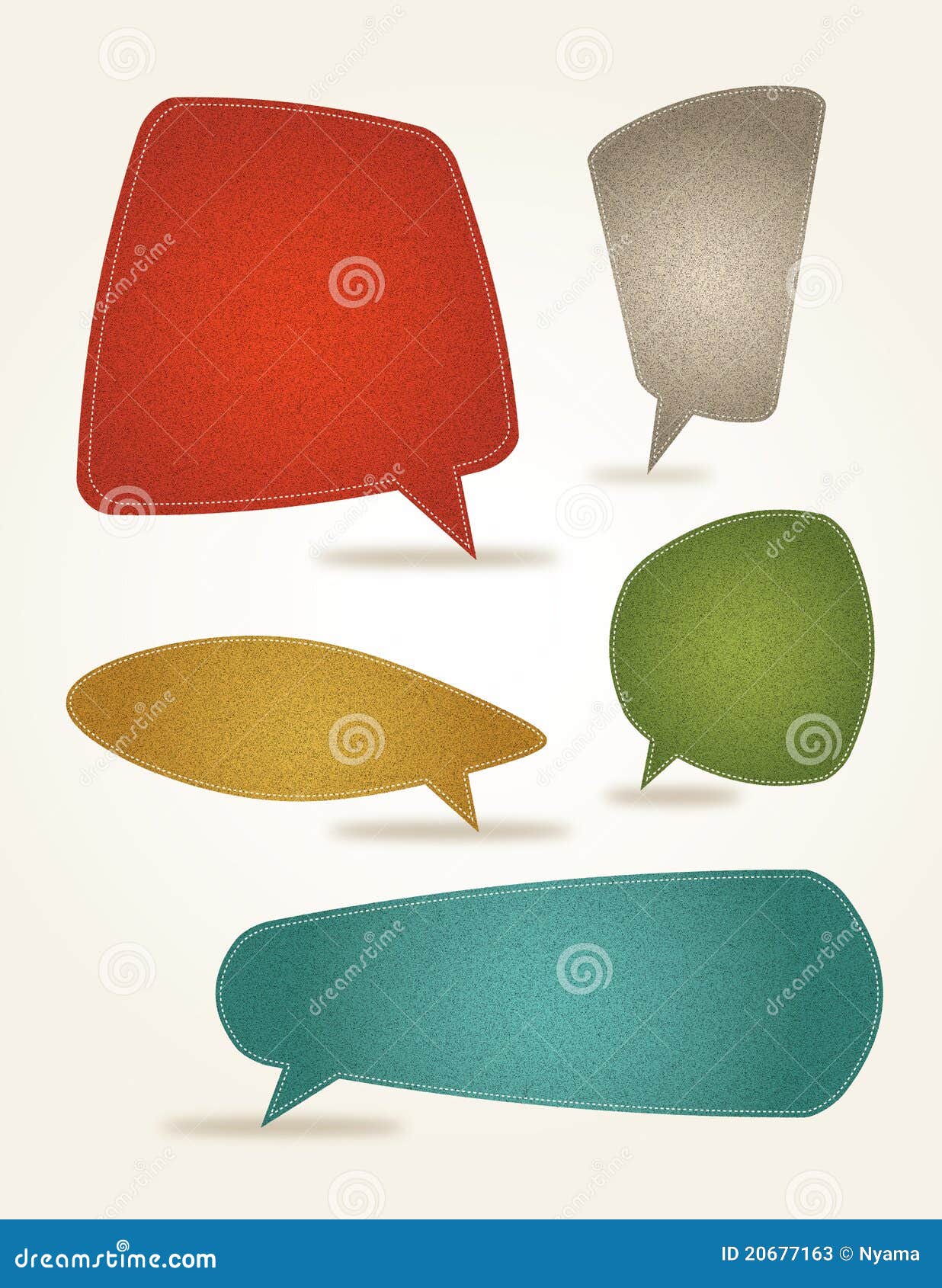 Retro text Bubbles stock illustration. Illustration of label - 20677163