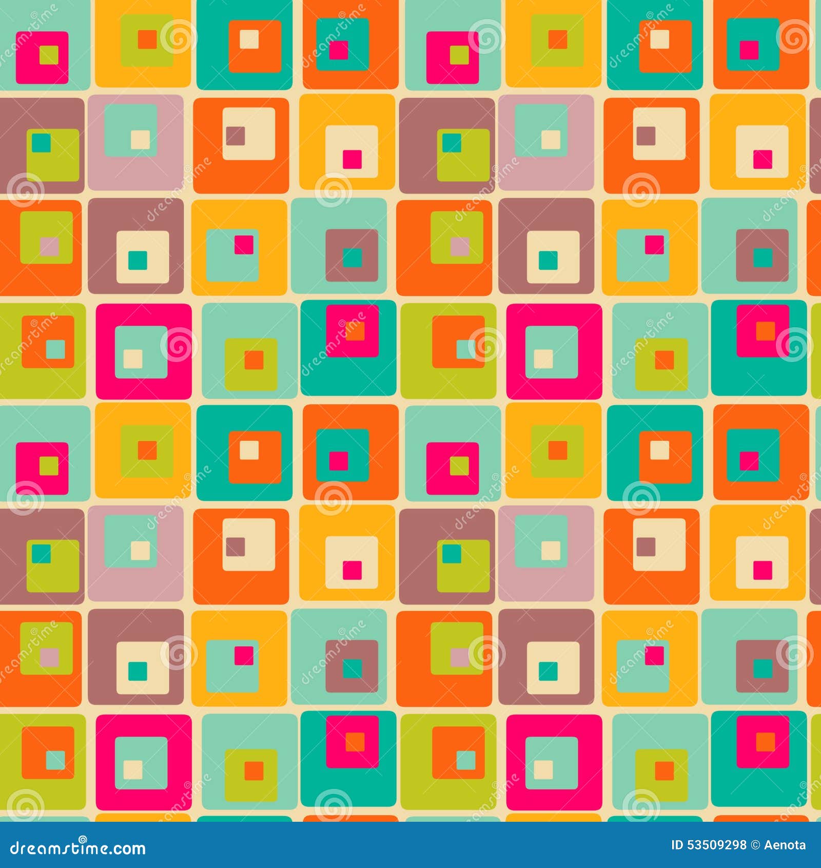 Retro texture with squares stock illustration. Illustration of retro ...